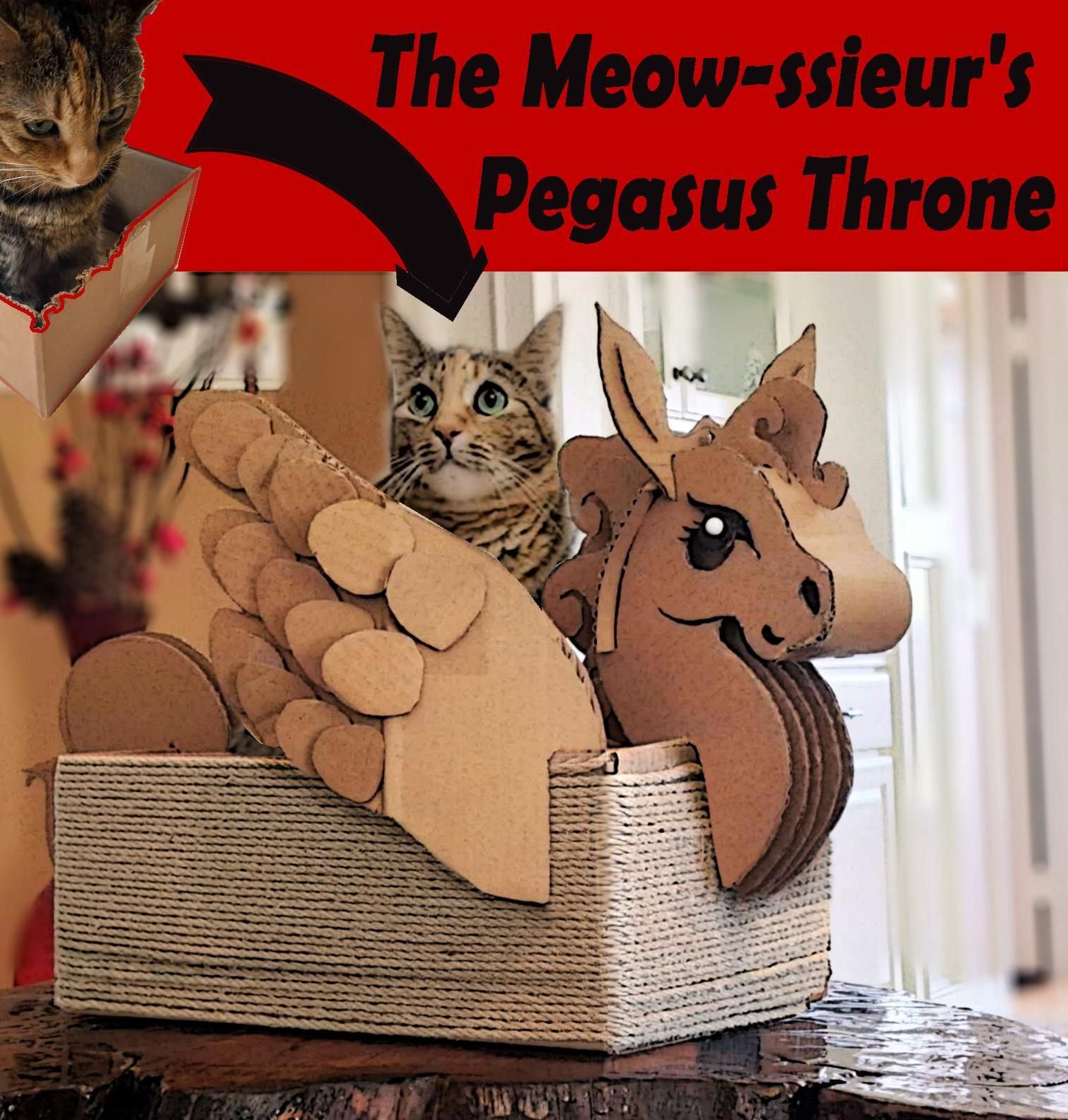 The Meow-ssieur's Pegasus Throne : 5 Steps (with Pictures) - Instructables