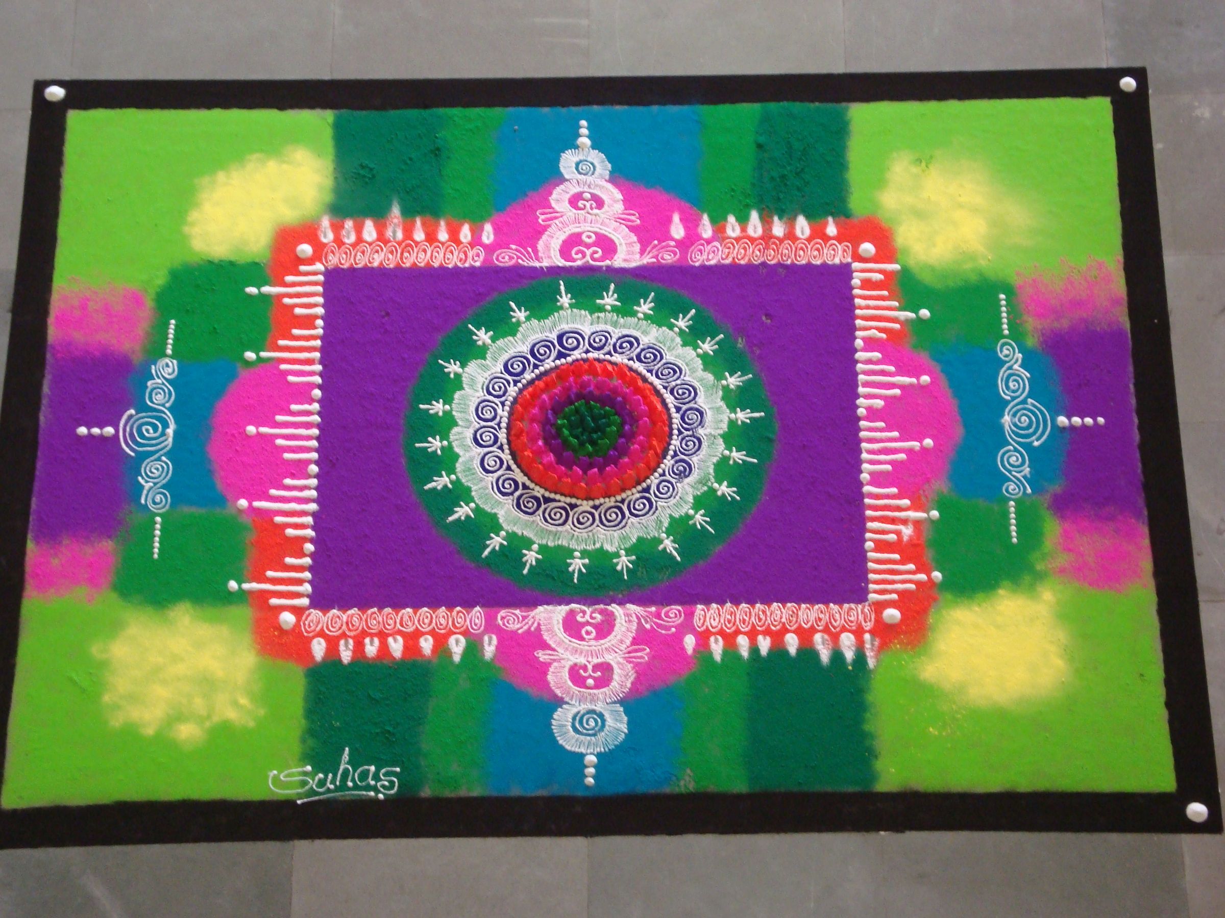 Galicha Rangoli... Sanskarbharati Rangoli - Instructables