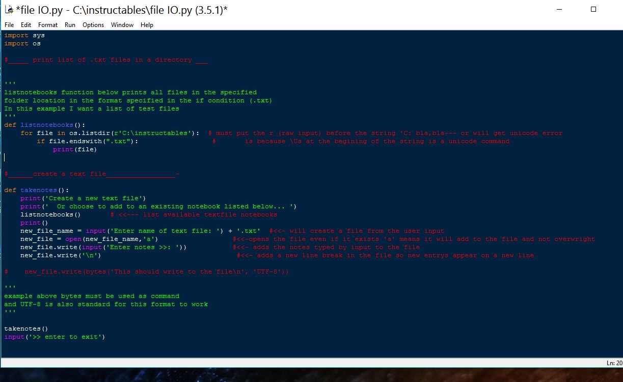 File Creating With Python Programming : 4 Steps - Instructables