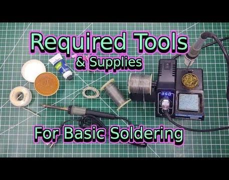 Required Tools and Supplies for Basic Soldering : 4 Steps - Instructables