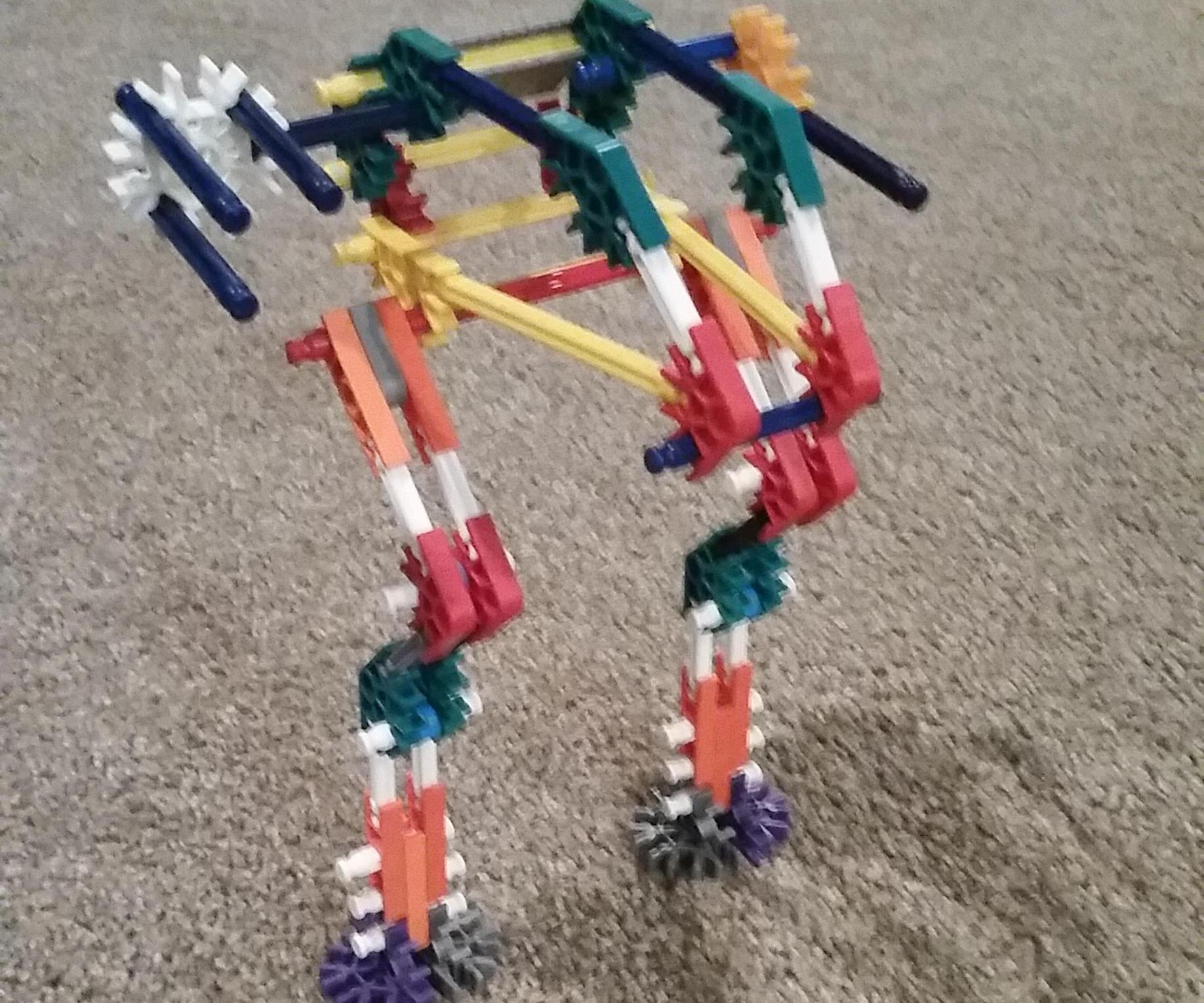 Simple K'nex War Robots Destrier - Instructables