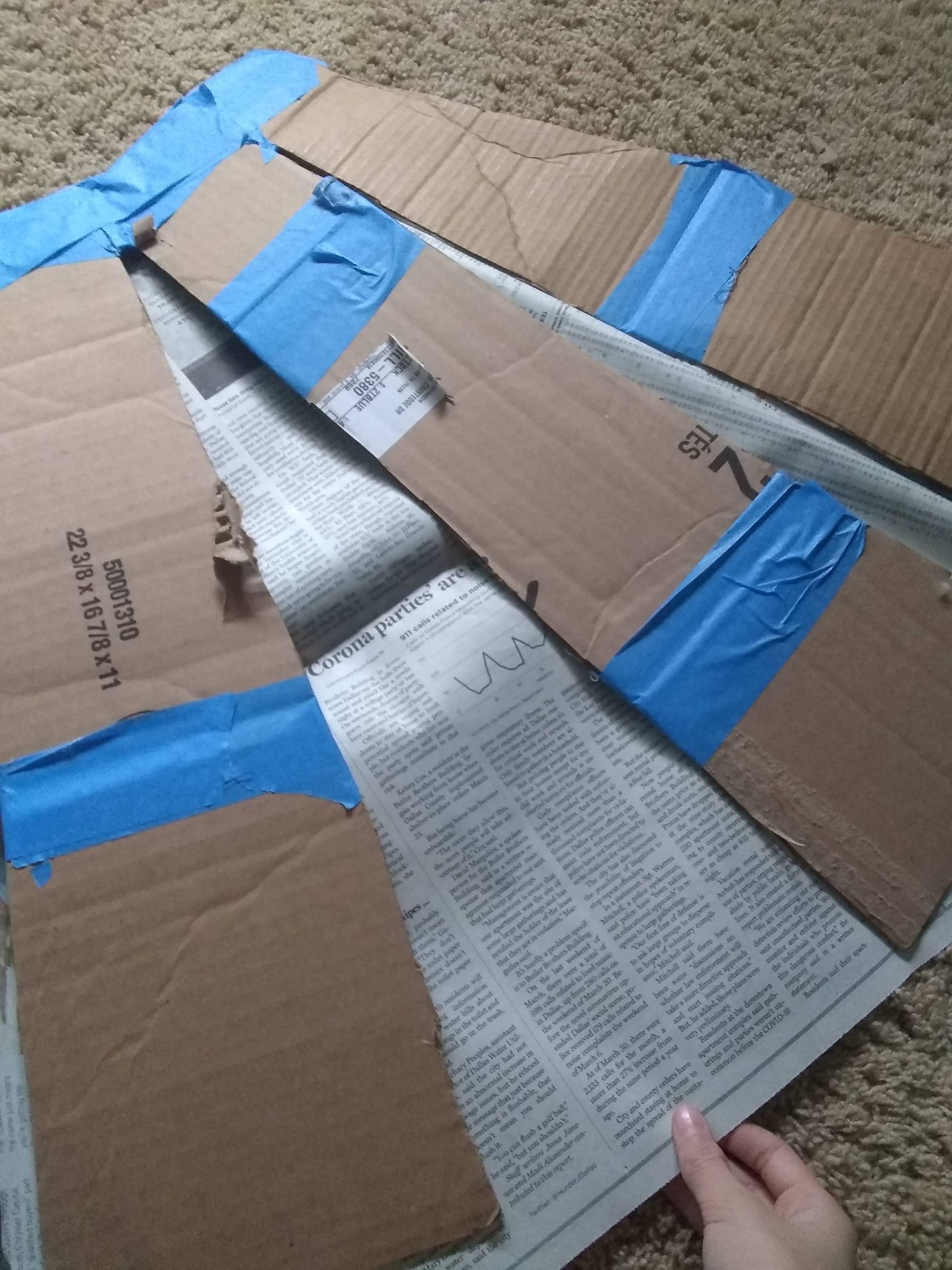 Making a Cardboard Skirt : 9 Steps - Instructables