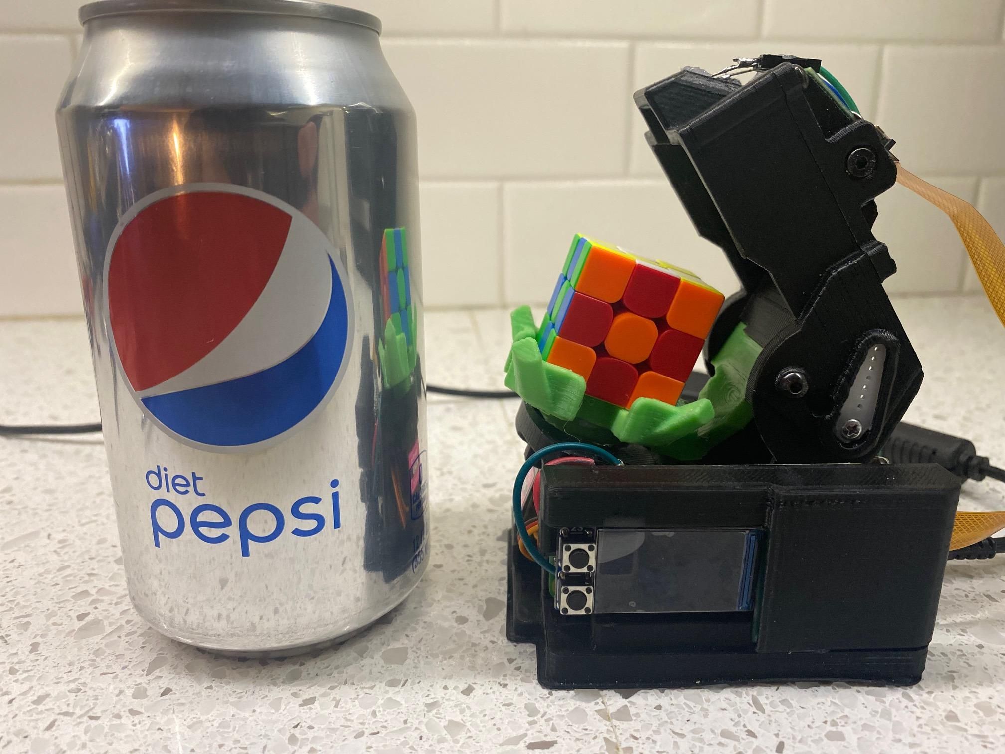 DIY the World's Smallest Rubik's Cube Solver Robot : 13 Steps (with ...