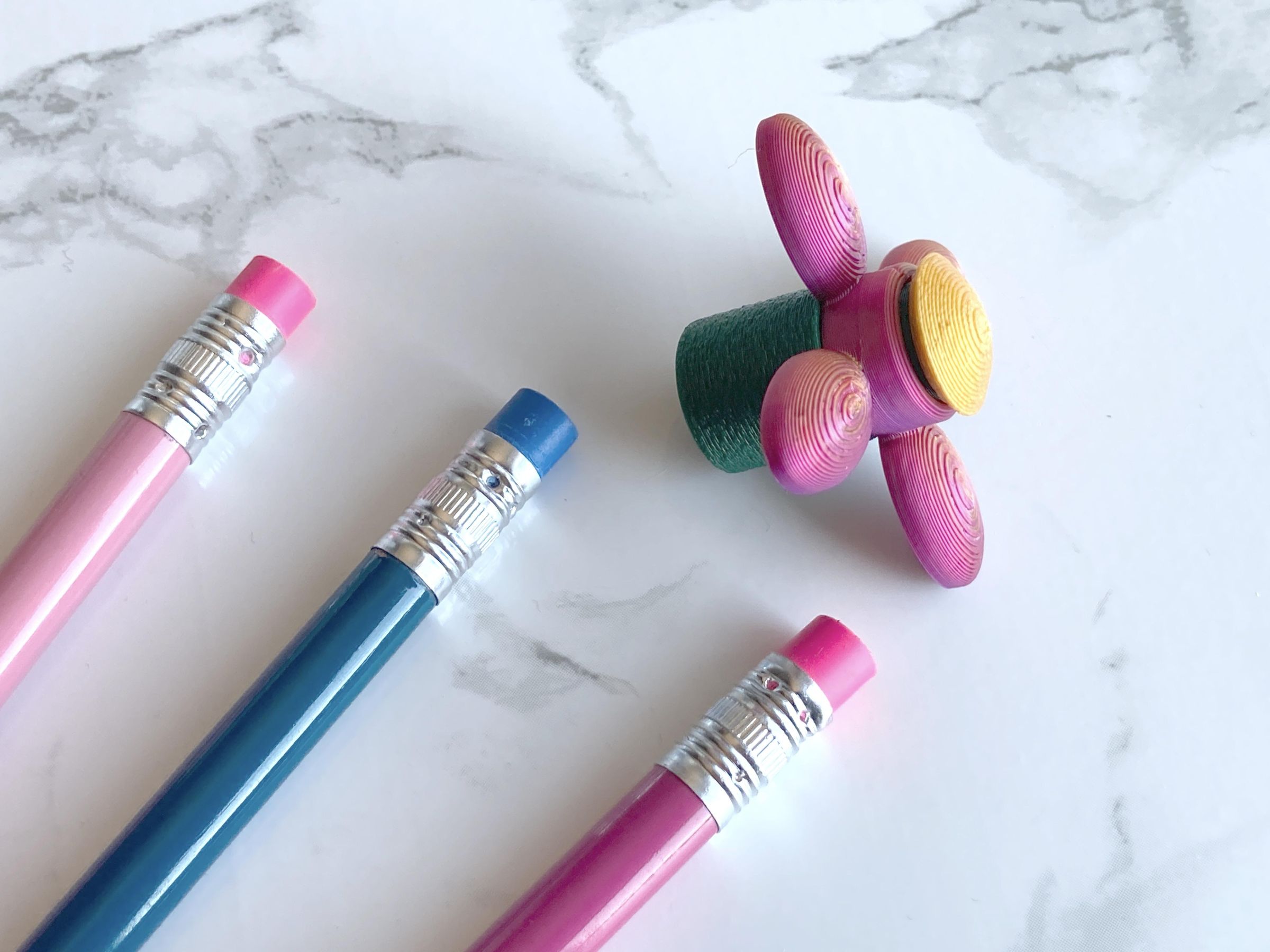 3D Printed Pencil Topper + Fidget Toy : 5 Steps (with Pictures ...