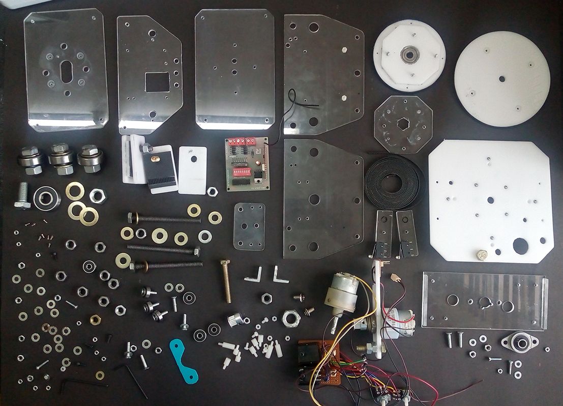 Motorized Remote Control Camera Slider With Panning (Prototype) : 6 ...