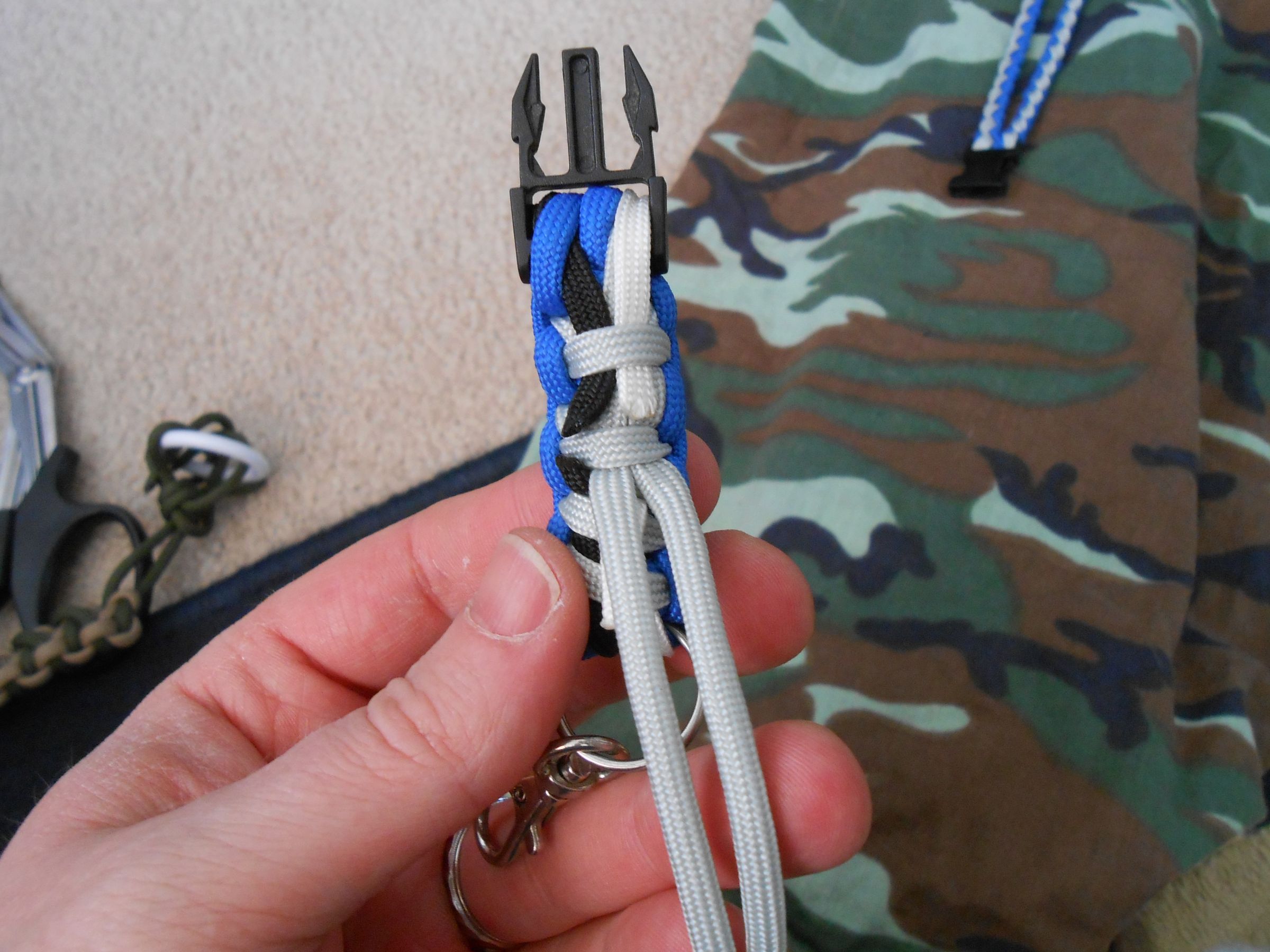 Break Away Paracord Lanyard With Side Release Buckle and Swivel Snap ...