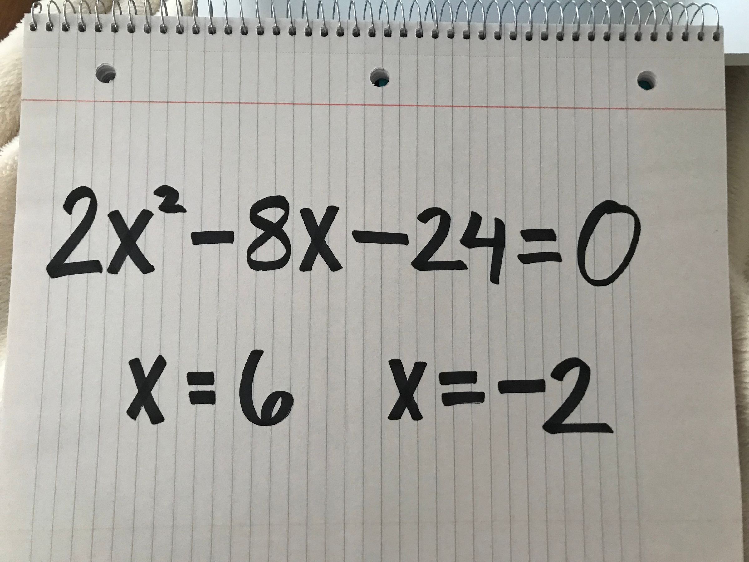 Solving an Equation Using the Quadratic Formula : 11 Steps - Instructables