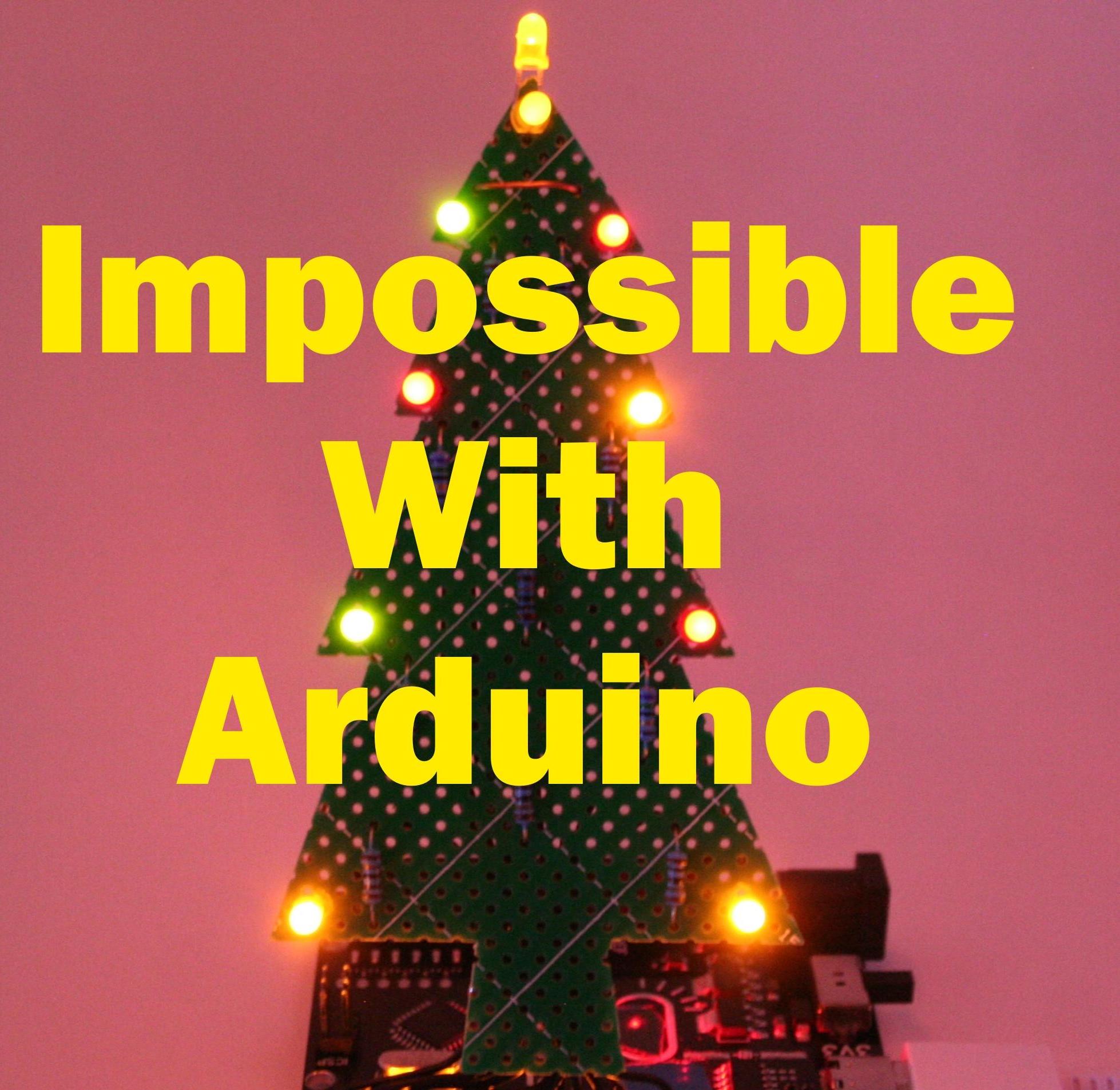 Impossible LED Christmas Tree : 8 Steps (with Pictures) - Instructables