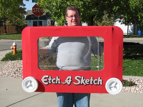 Etch A Sketch Costume Functional Instructables 