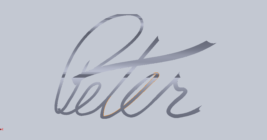 3D Perspective Signature Model. I Will Design a Custom Model for the ...