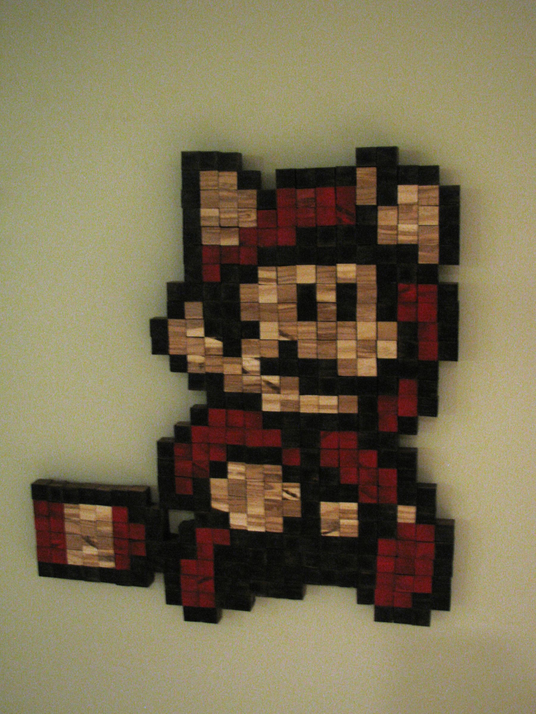 Stained Wood Cube Mario : 4 Steps (with Pictures) - Instructables