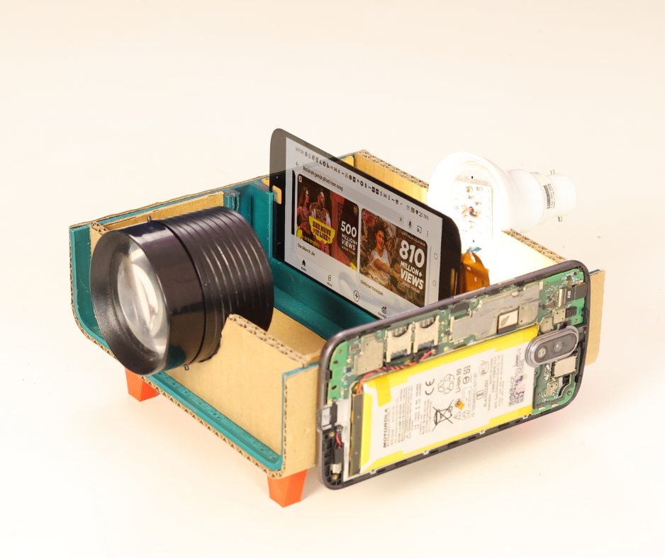 Projector Using Old Smartphones : 10 Steps (with Pictures) - Instructables