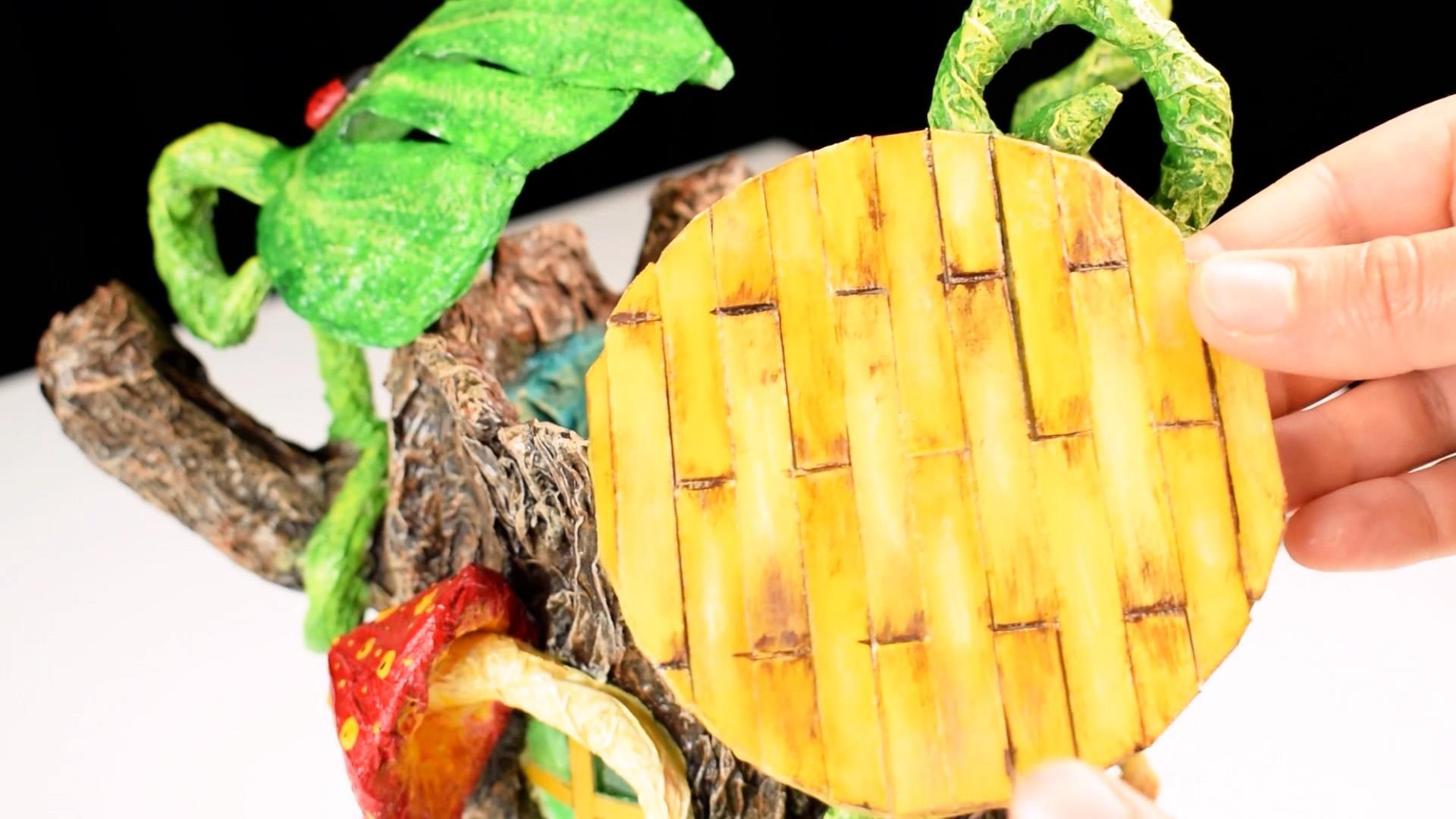 Paper Mache Fairy Garden Tree House : 15 Steps (with Pictures ...