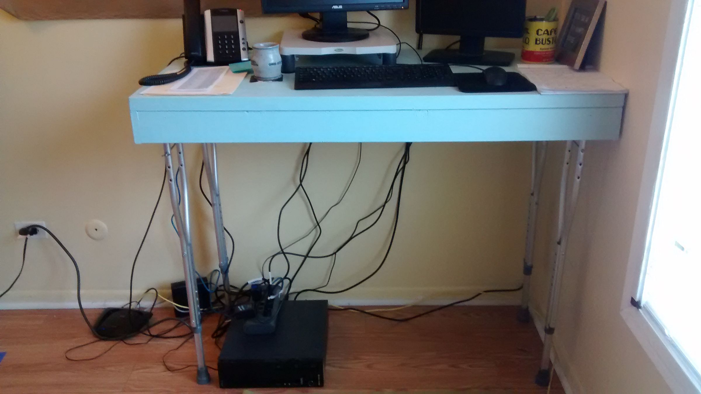 Foldable Standing Desk : 5 Steps (with Pictures) - Instructables