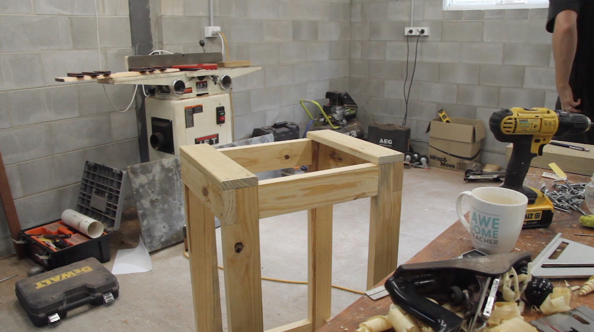 Mobile Planer Cart With Dust Collector : 5 Steps (with Pictures ...