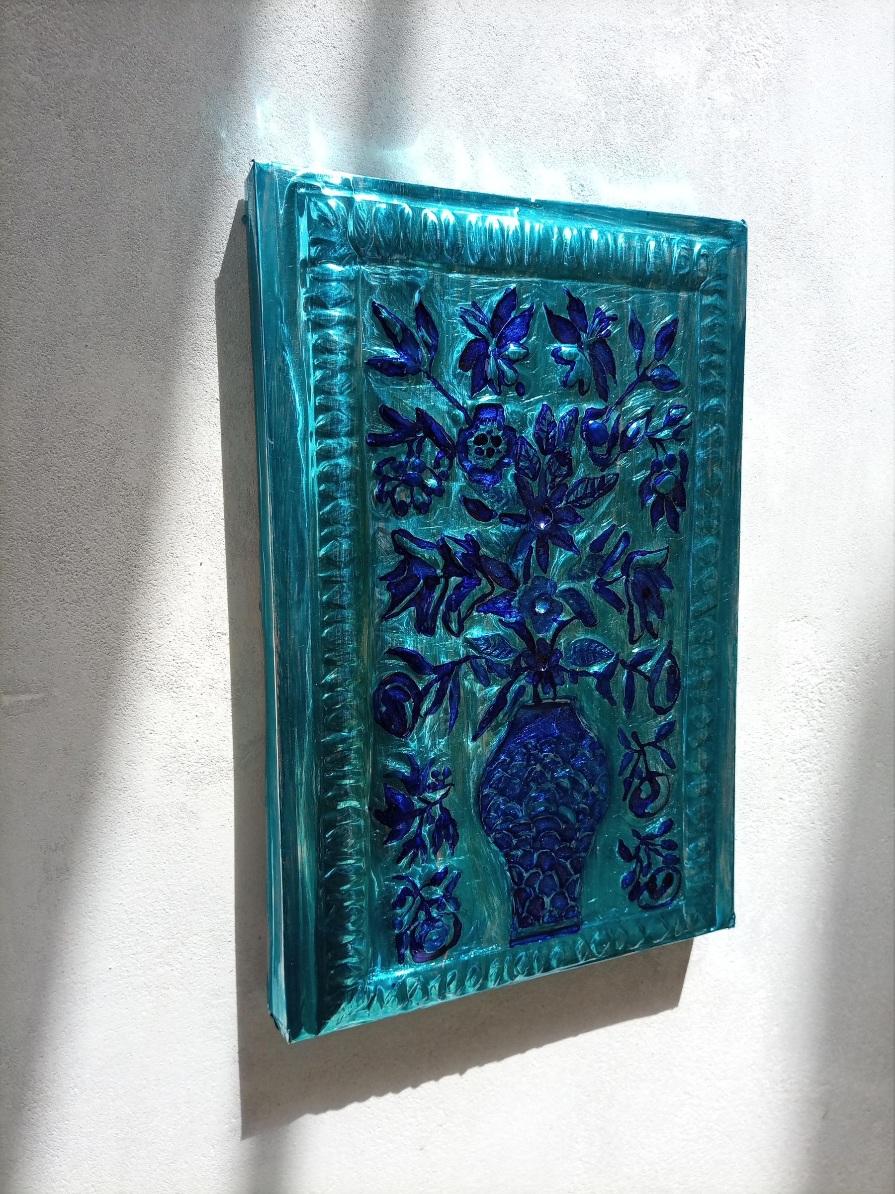 How to Make Embossed Painting|Metal Art : 4 Steps - Instructables