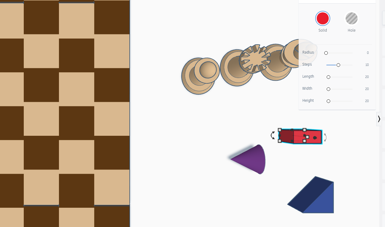 How to Make a 3D Printable Chess Set With Autodesk Tinkercad : 19 Steps ...