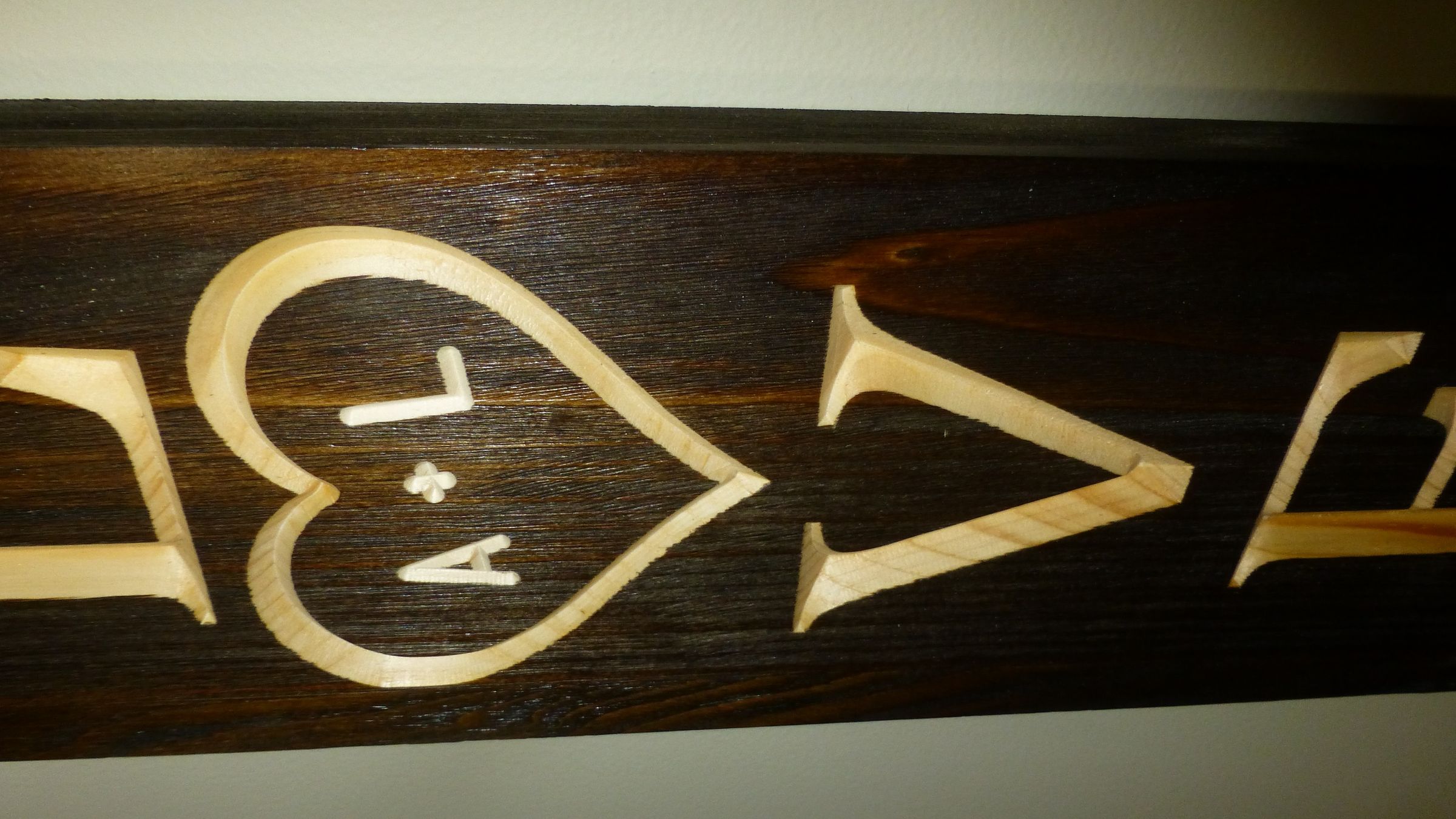 CNC Love Sign : 6 Steps (with Pictures) - Instructables