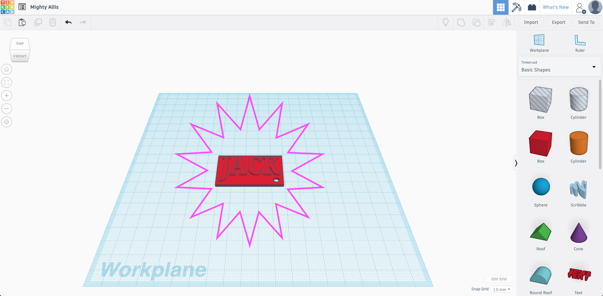 TinkerCAD Key Tag Tutorial : 6 Steps - Instructables