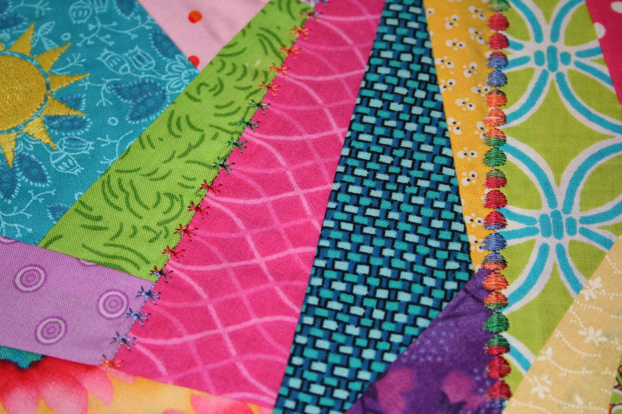 How to Sew an Easy Crazy Quilt Block : 9 Steps (with Pictures ...