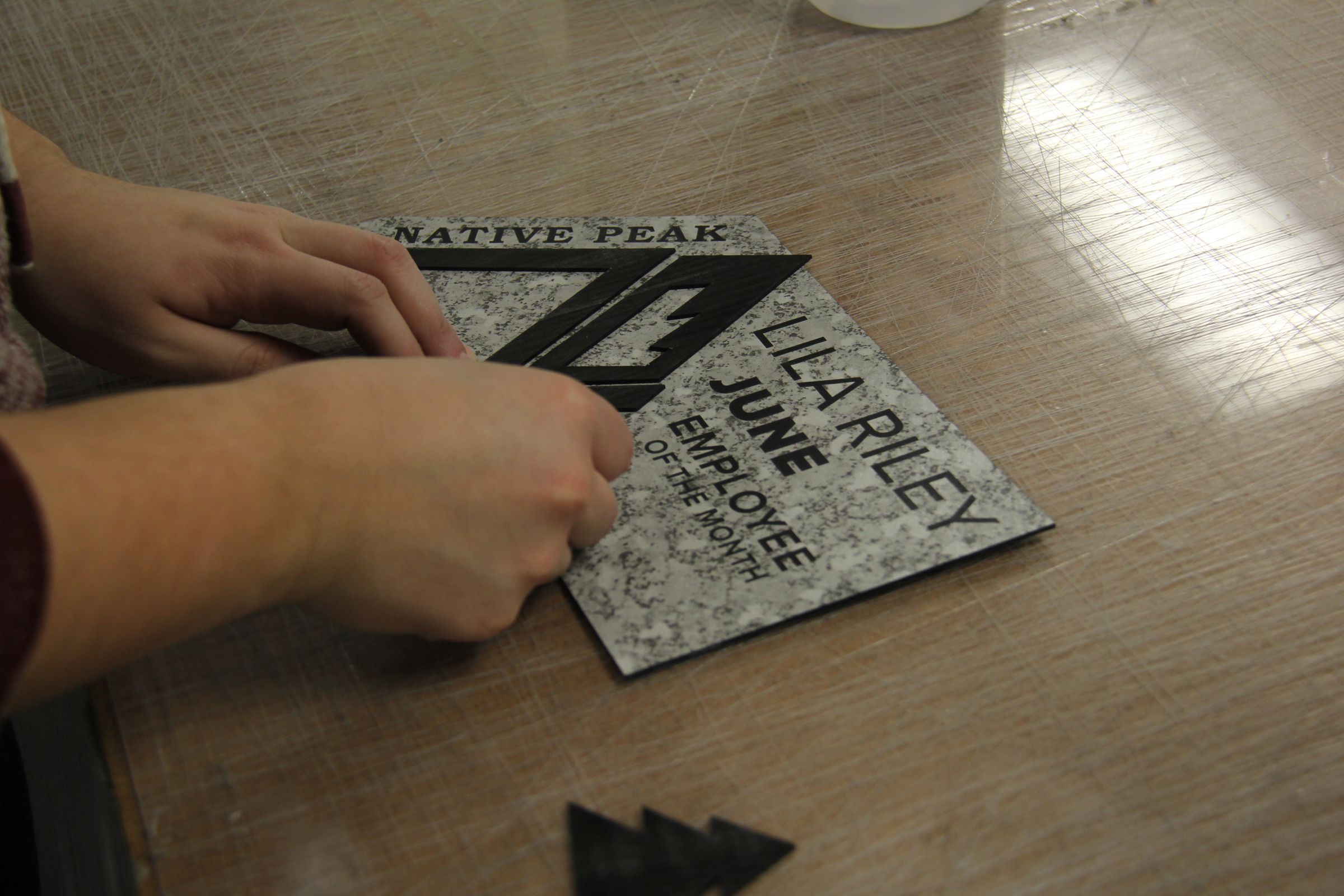 Laser Fabricating a Sign Using Rowmark's the Naturals : 10 Steps (with ...