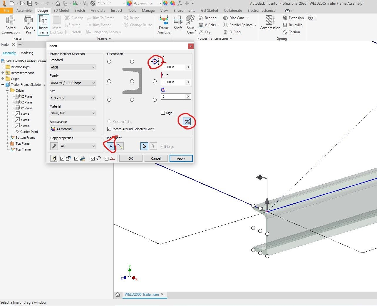 Overview: Autodesk Inventor Frame Generator Trailer : 29 Steps ...