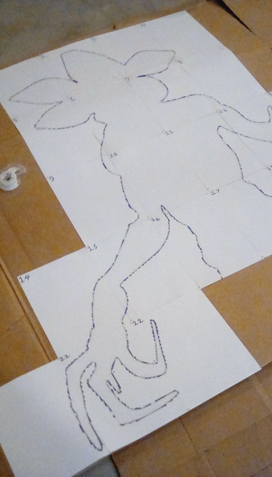 Cardboard Demogorgon Cut Out : 7 Steps - Instructables