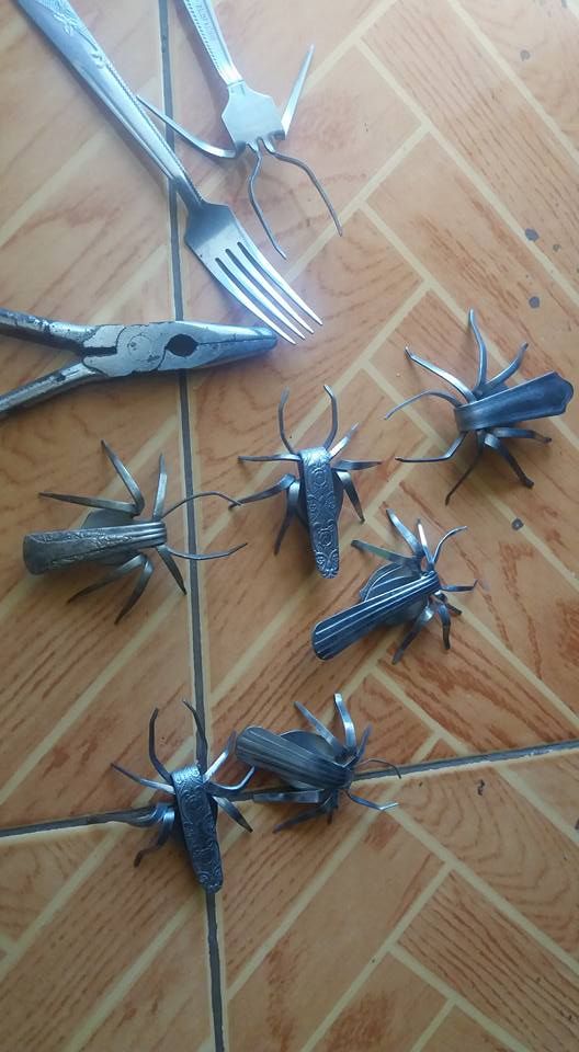 Make Fork Bugs (Magnets) : 5 Steps (with Pictures) - Instructables