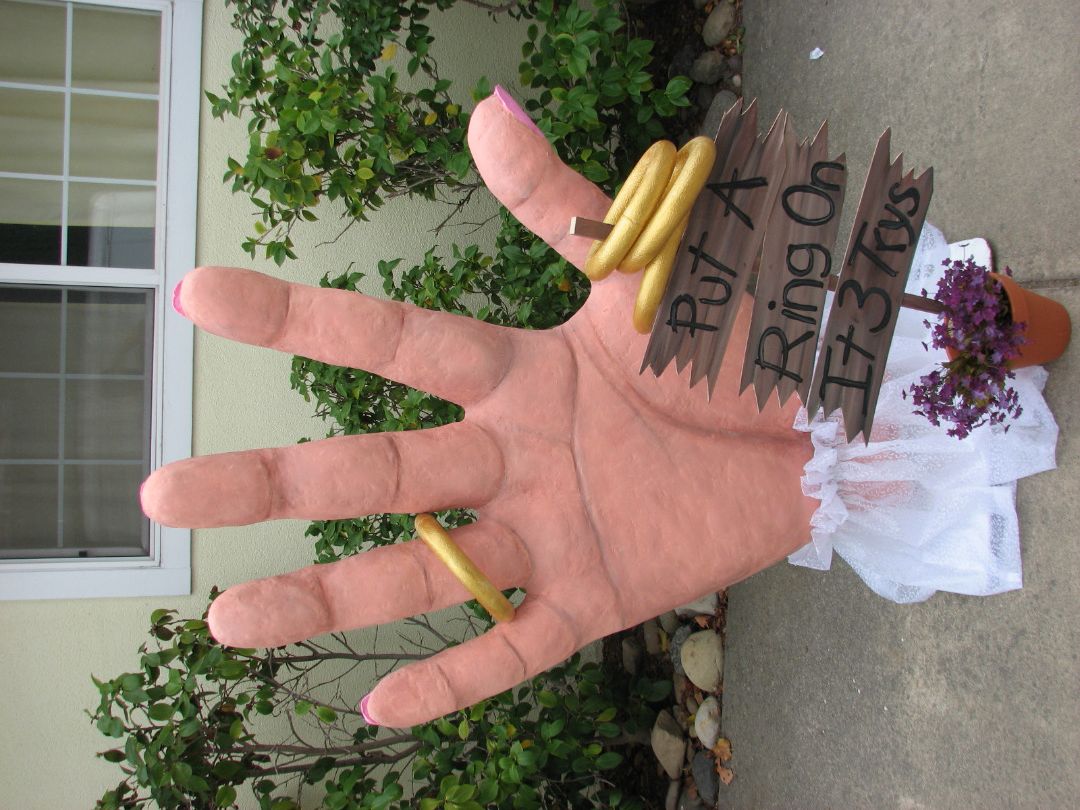 Put a Ring on It - Ring Toss Wedding Game : 7 Steps (with Pictures ...