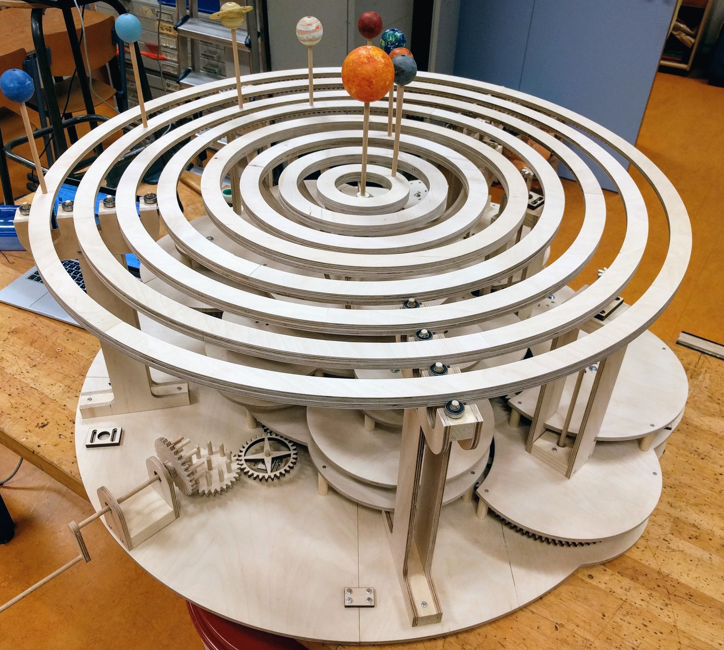 How to Build a Precise Mechanical Planetarium : 18 Steps (with Pictures ...