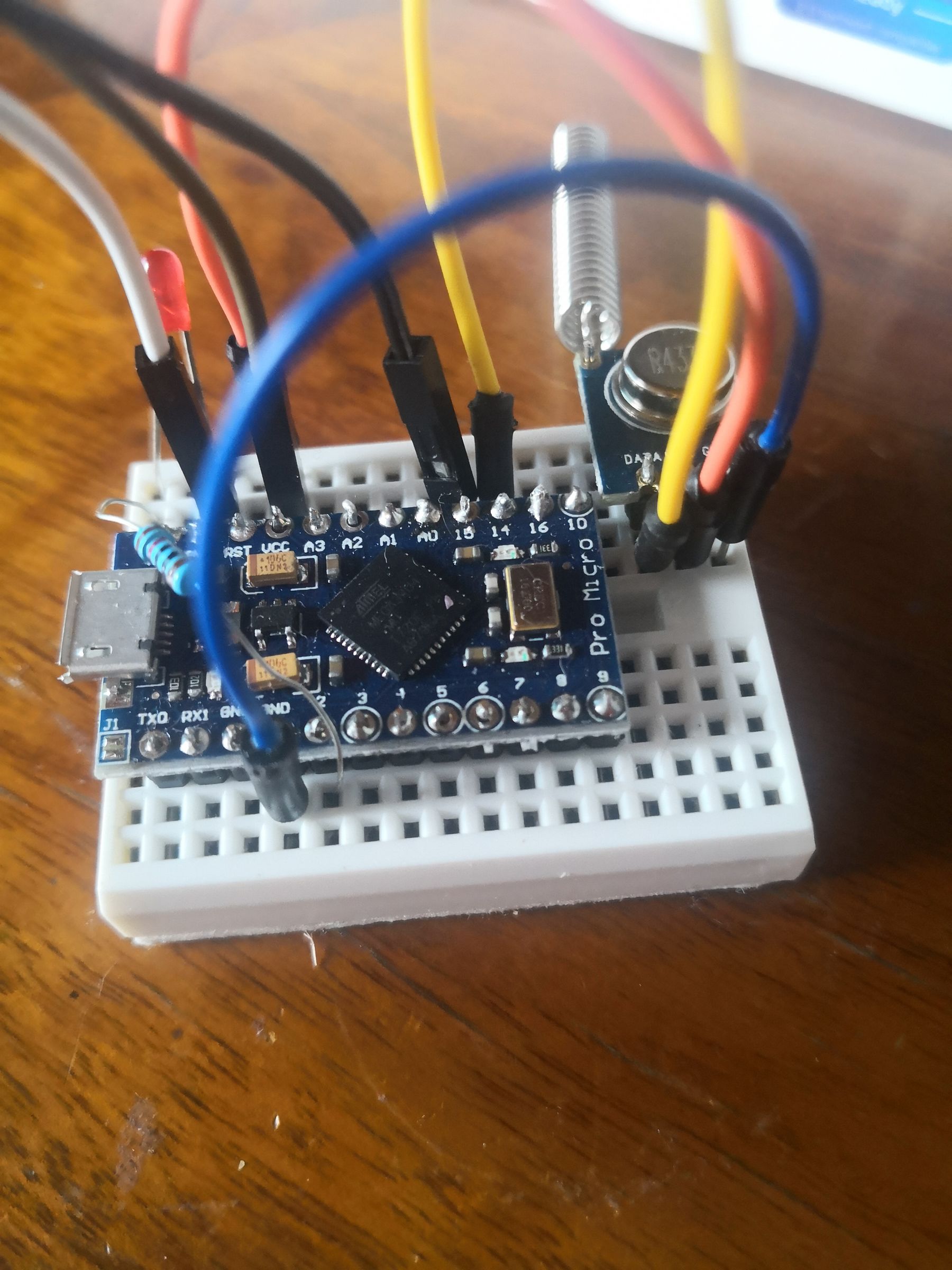 Lamp With Sensors - Sound/Piezo // RF Communication : 7 Steps ...