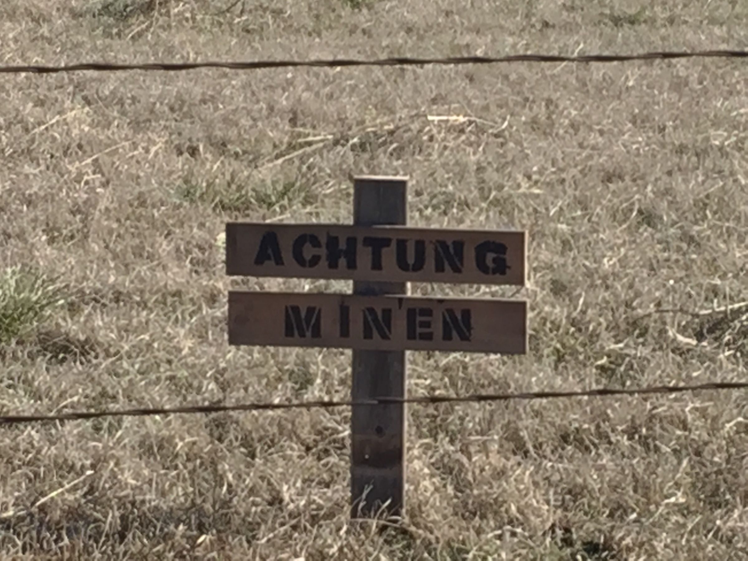 WW2 German Mine Sign : 6 Steps - Instructables