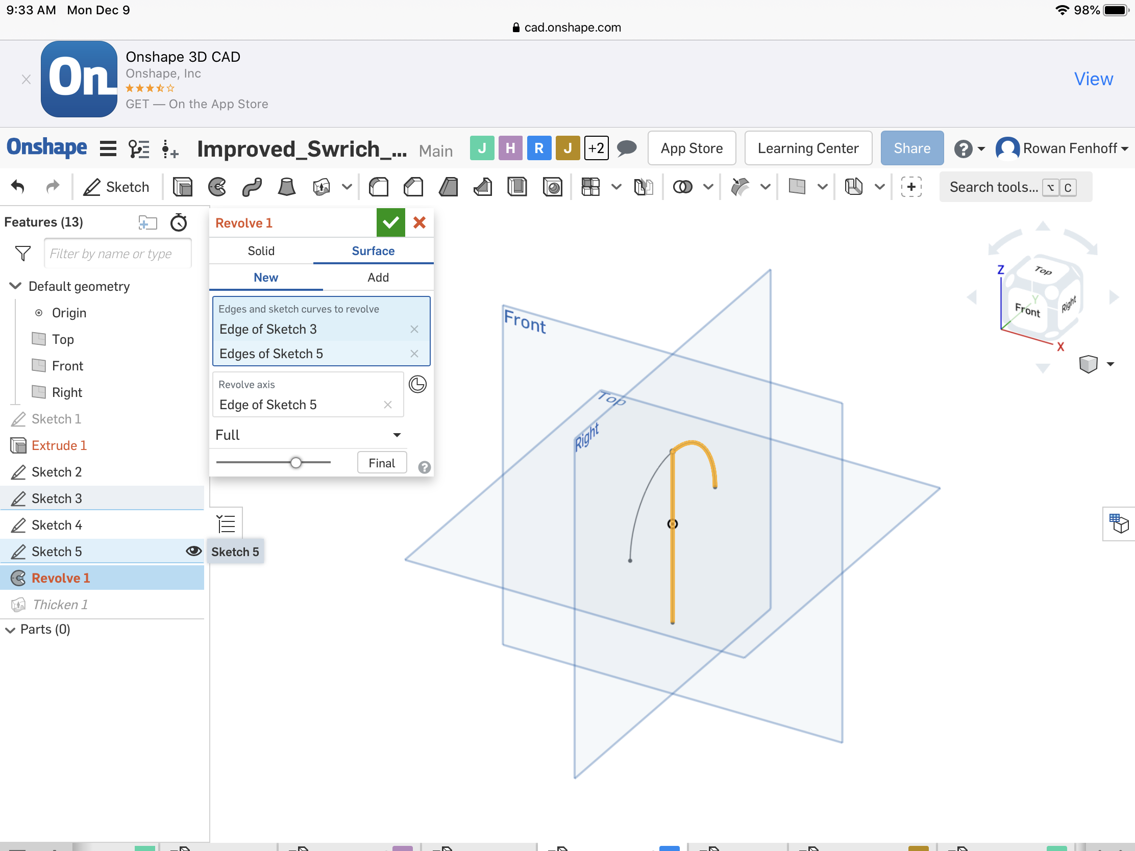 3D Printed Dome on Onshape : 9 Steps - Instructables