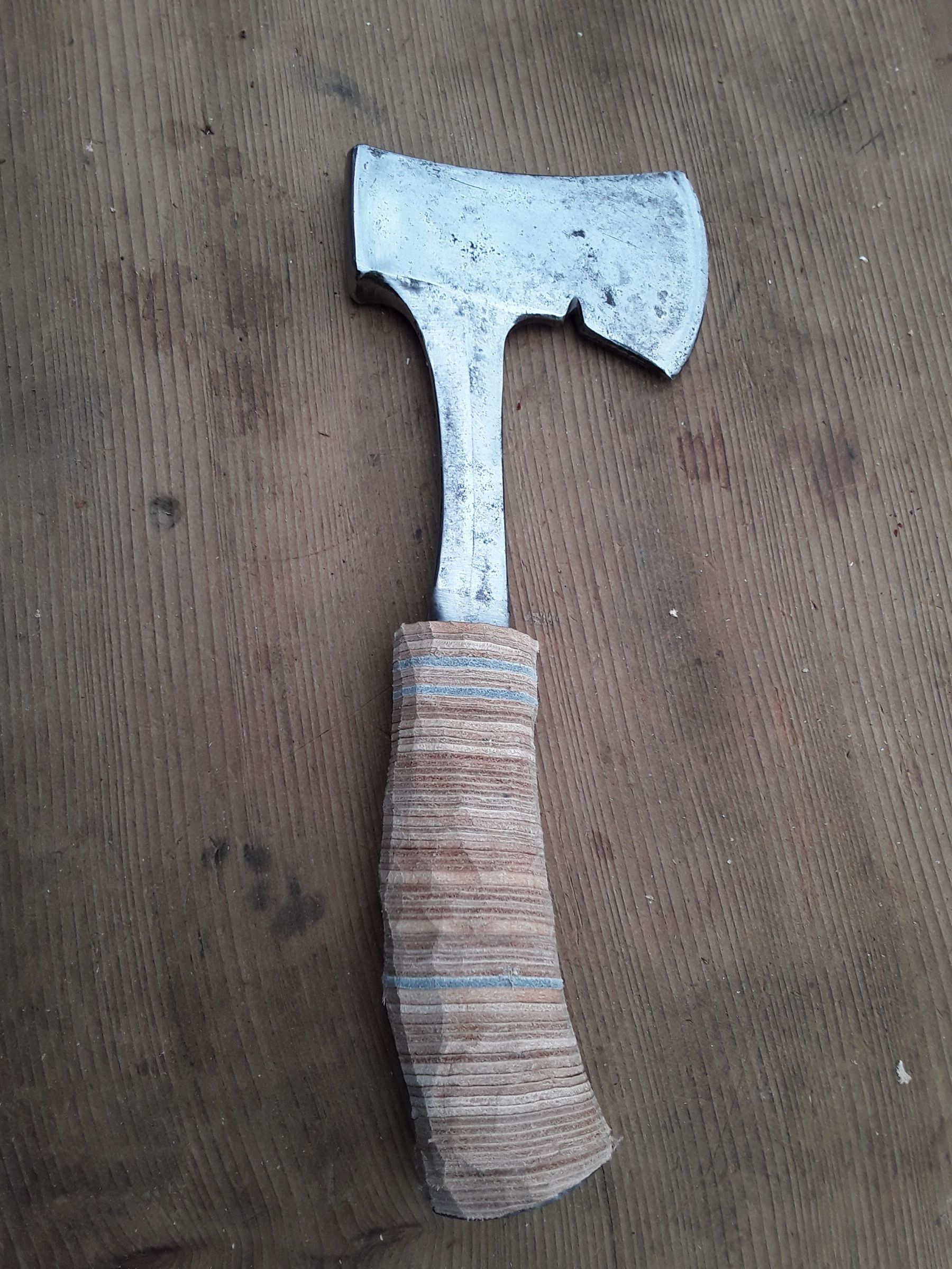 Stacked Leather Handle From Box of Scraps : 3 Steps (with Pictures ...
