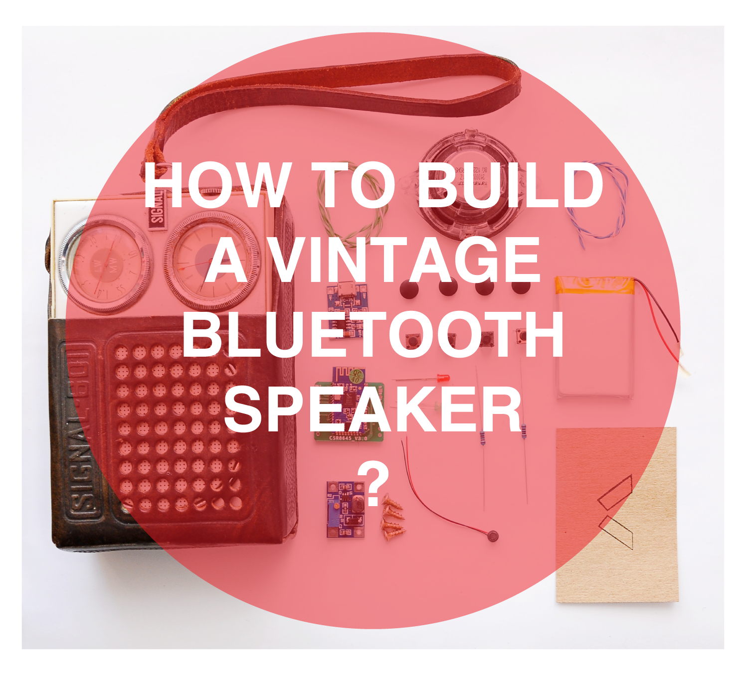 Bluetooth Speaker Made From Old Vintage Radio DIY Portable Speaker : 11 ...