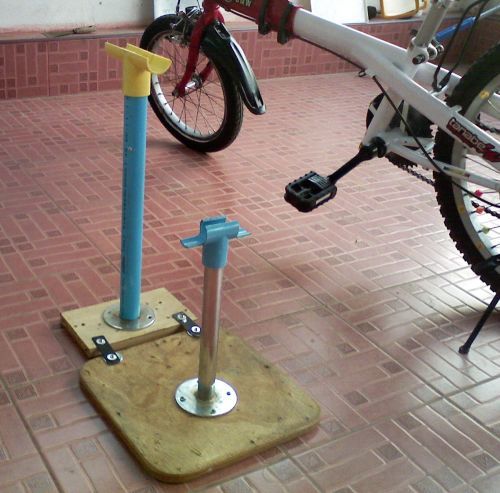 Bicycle Stand Homemade : 6 Steps - Instructables
