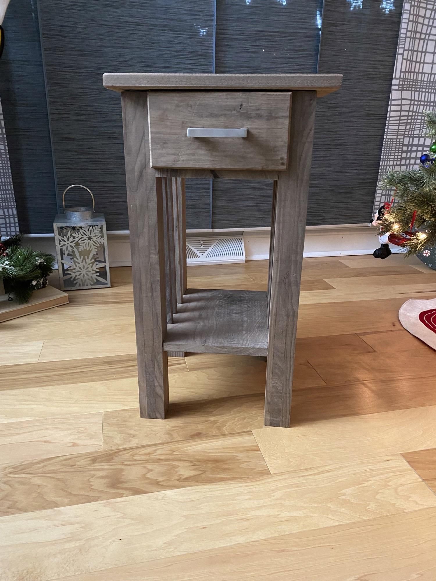 End Table With Fake Drawer and Shelf. : 25 Steps (with Pictures ...