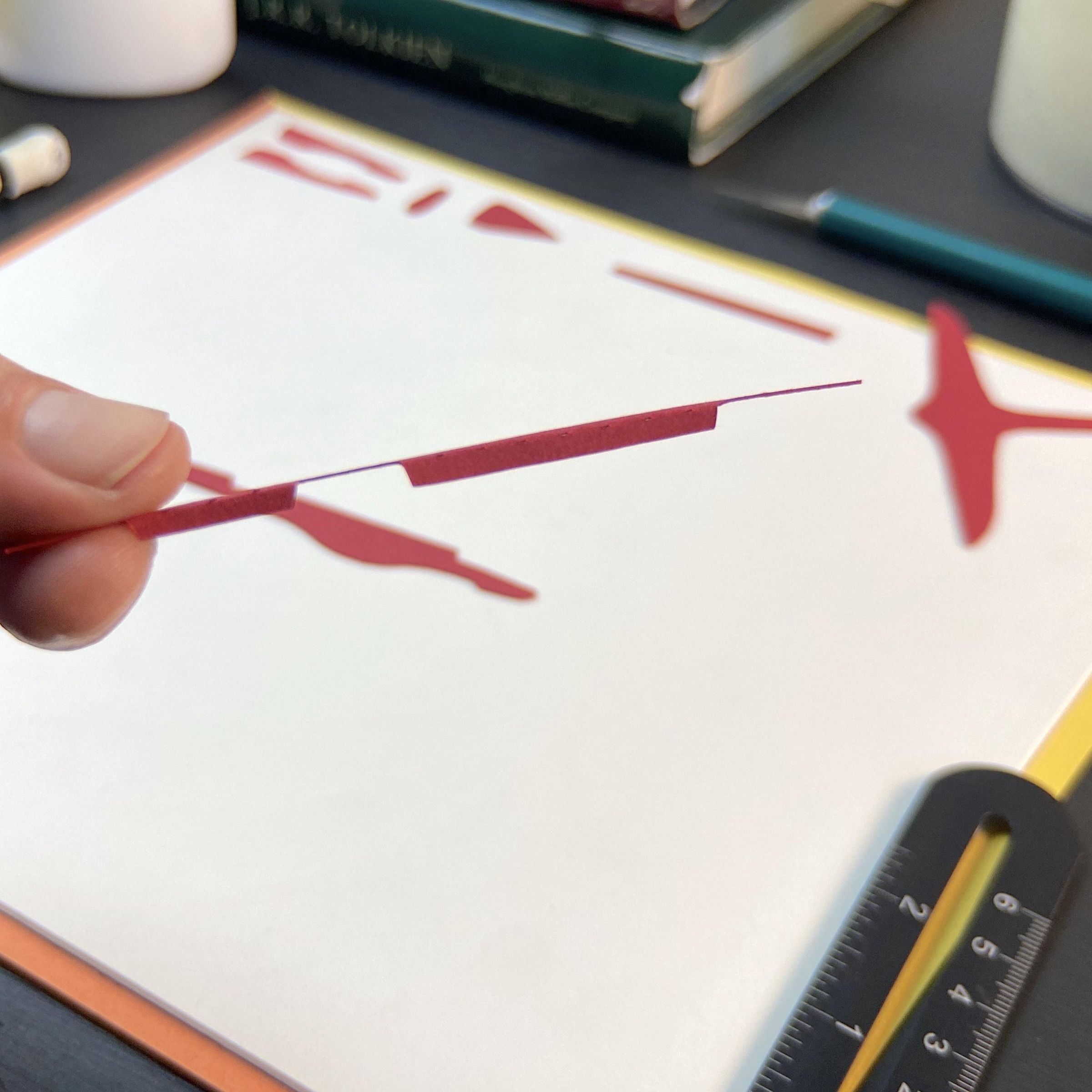 Red Dragon Card Stock Micro Glider : 7 Steps (with Pictures ...