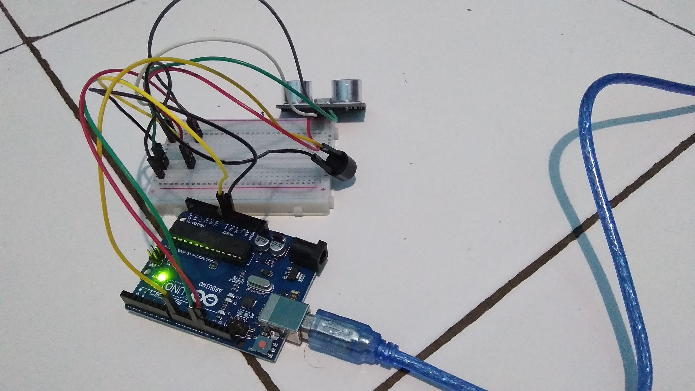 SIMPLE ARDUINO ULTRASONIC SENSOR DOOR ALARM / Motion Detector NO PIR ...