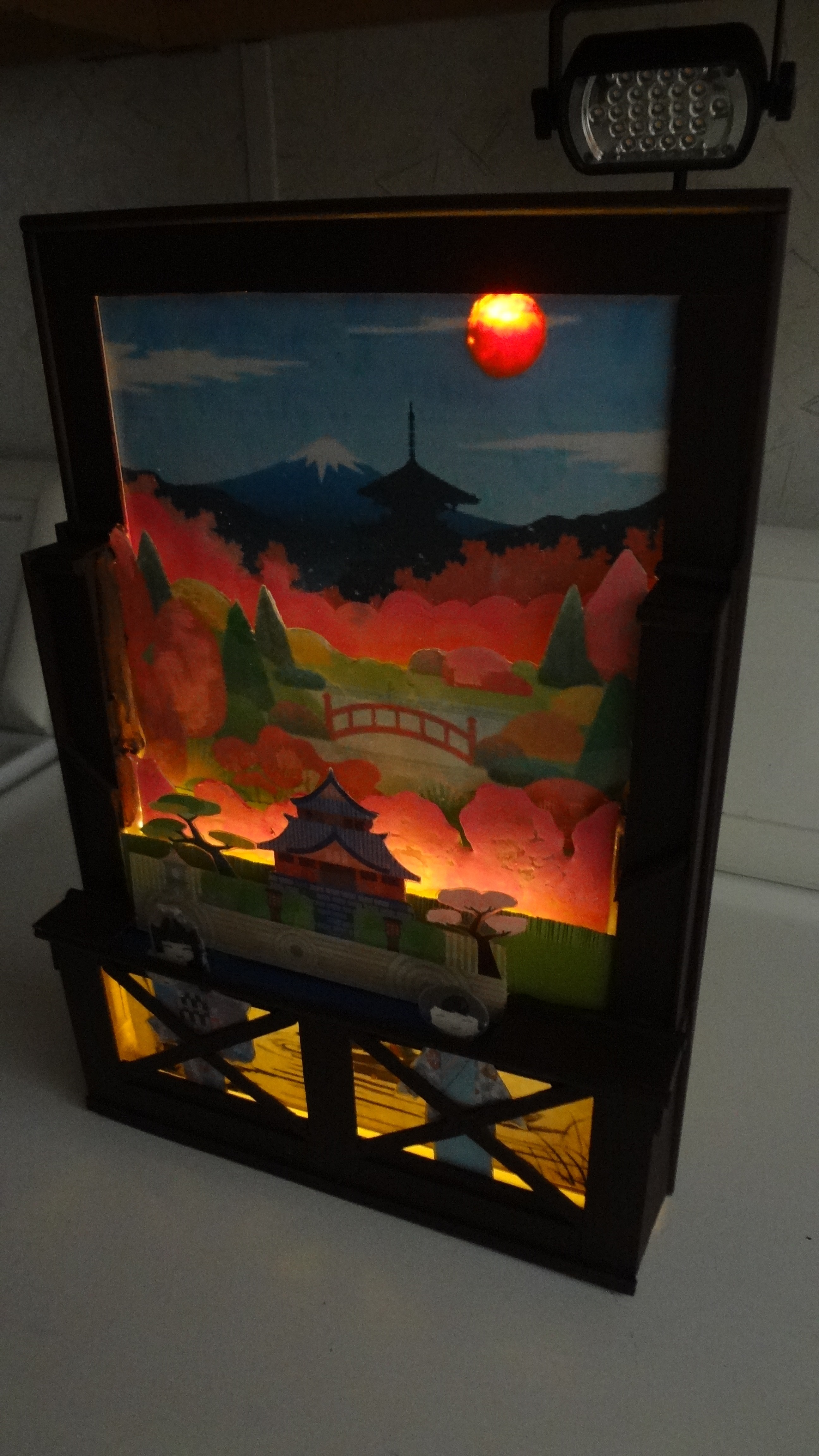 Japanese Themed Led Lit Landscapes With Depth. : 5 Steps - Instructables