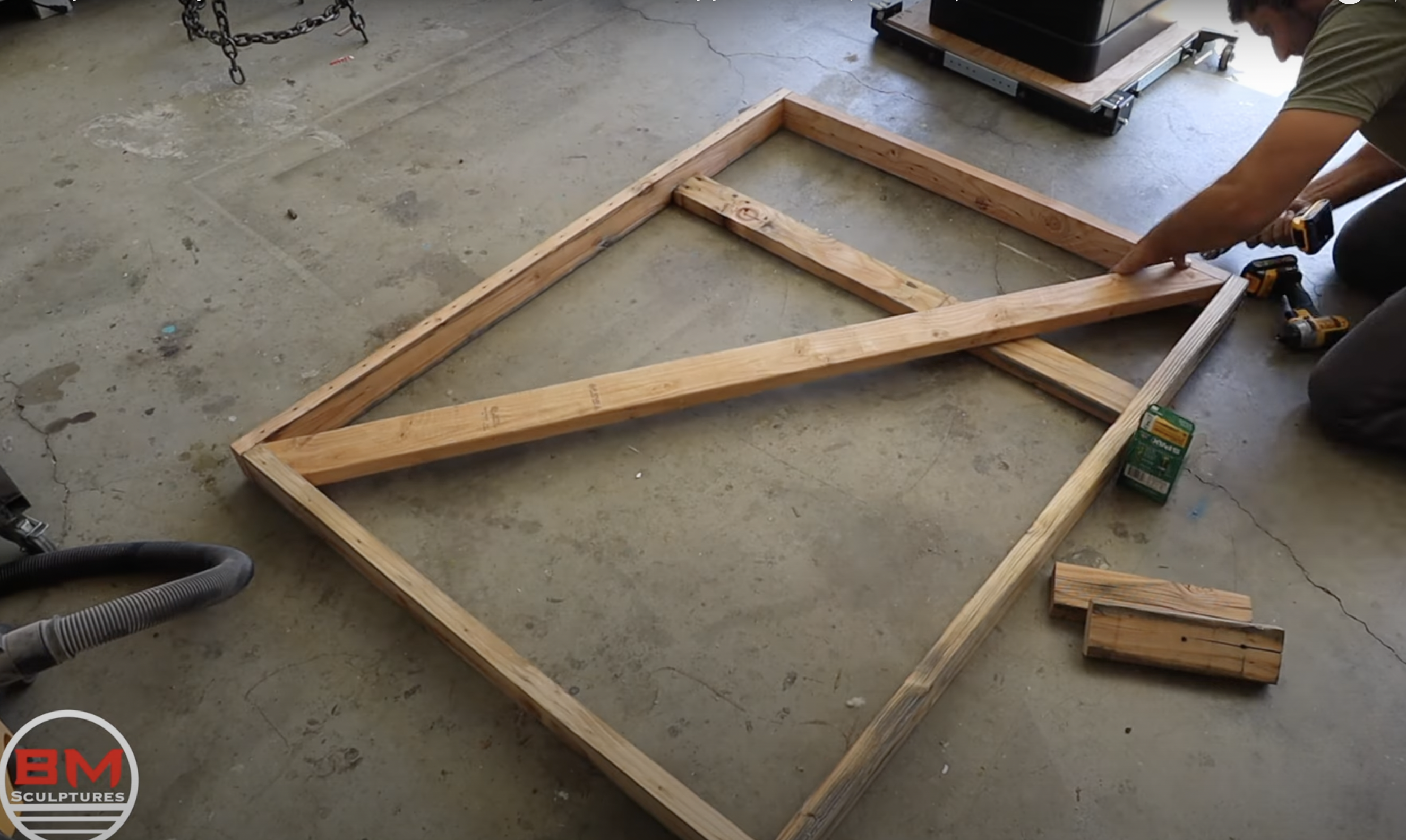 Wooden Gate and Fence With Concrete Post : 11 Steps (with Pictures ...