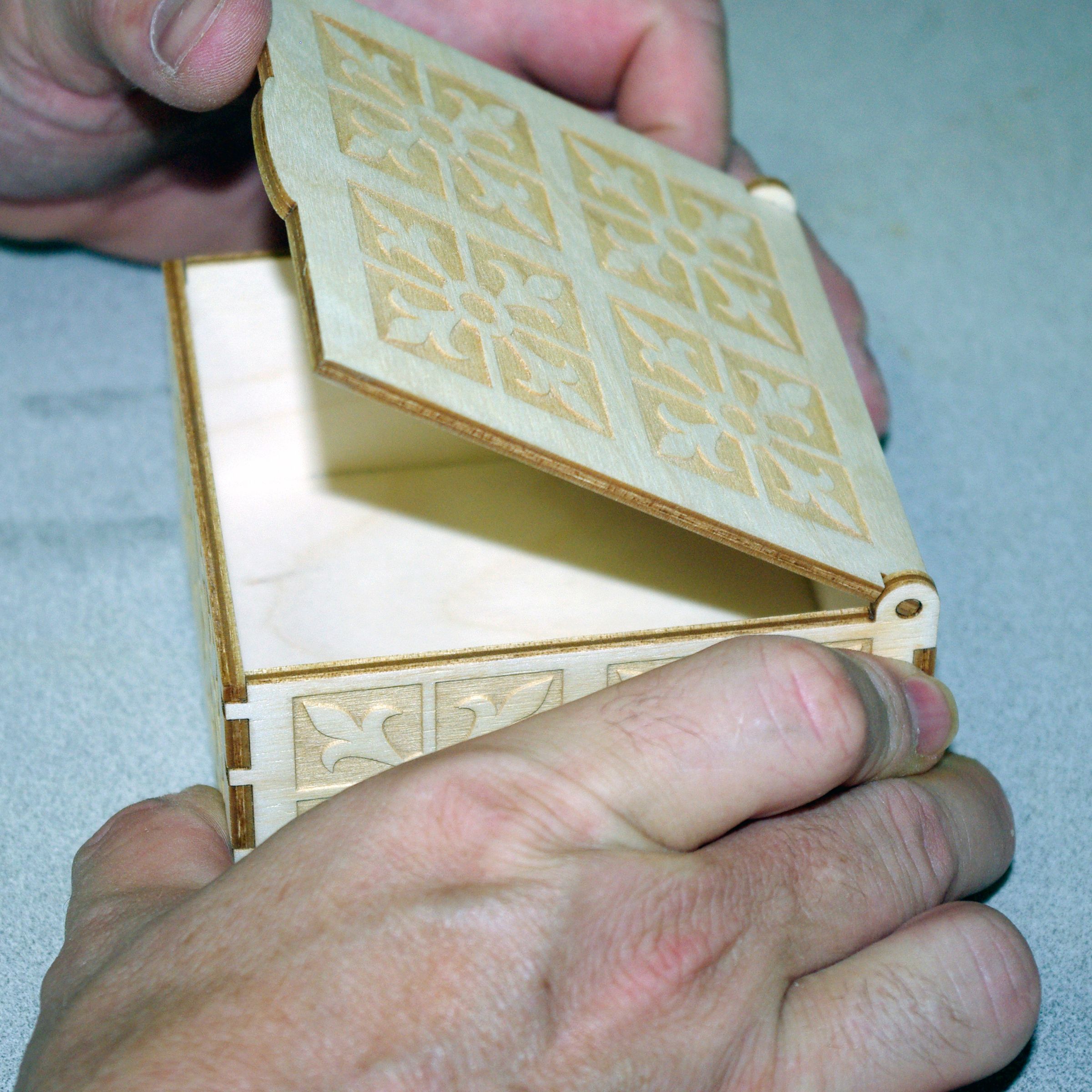 Laser Cut Hinged Wooden Box (4"x4") : 7 Steps (with Pictures ...