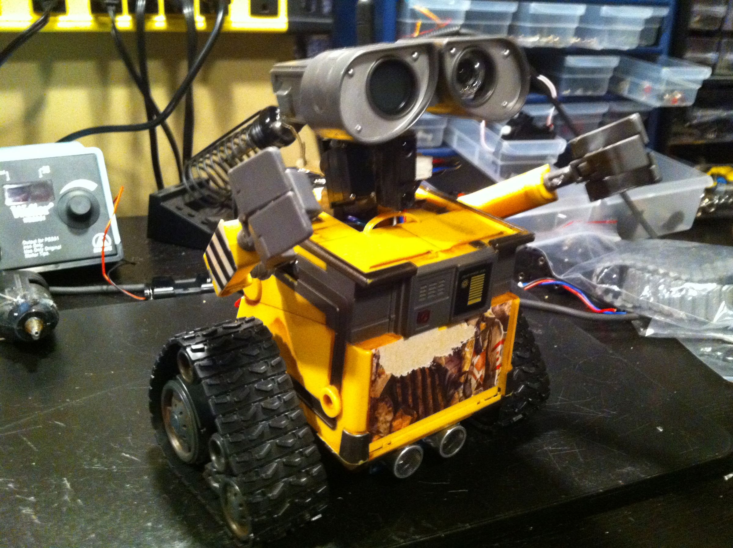 Wall-e Project - Push Toy Modified With an EZ-B : 9 Steps (with ...