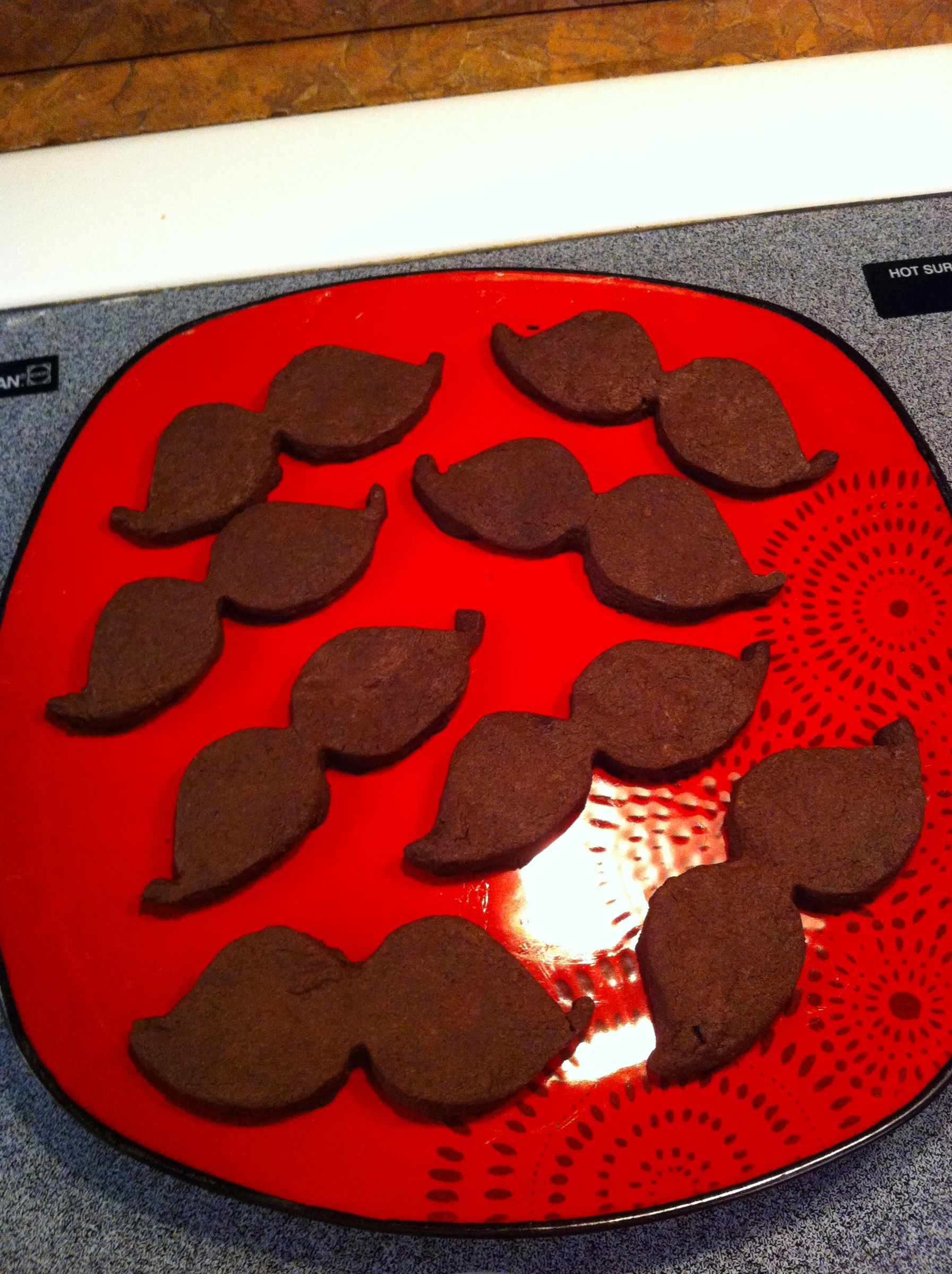 (Gluten Free) Chocolate Peanut Butter Mustache Cookies : 5 Steps (with ...