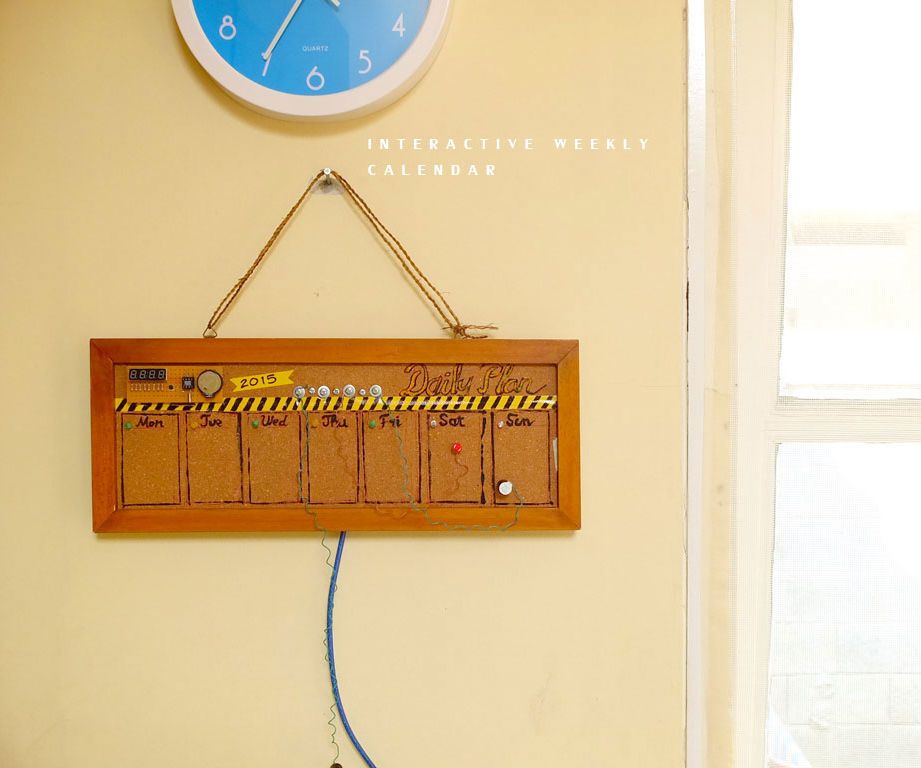 Interactive Weekly Calendar : 8 Steps (with Pictures) - Instructables