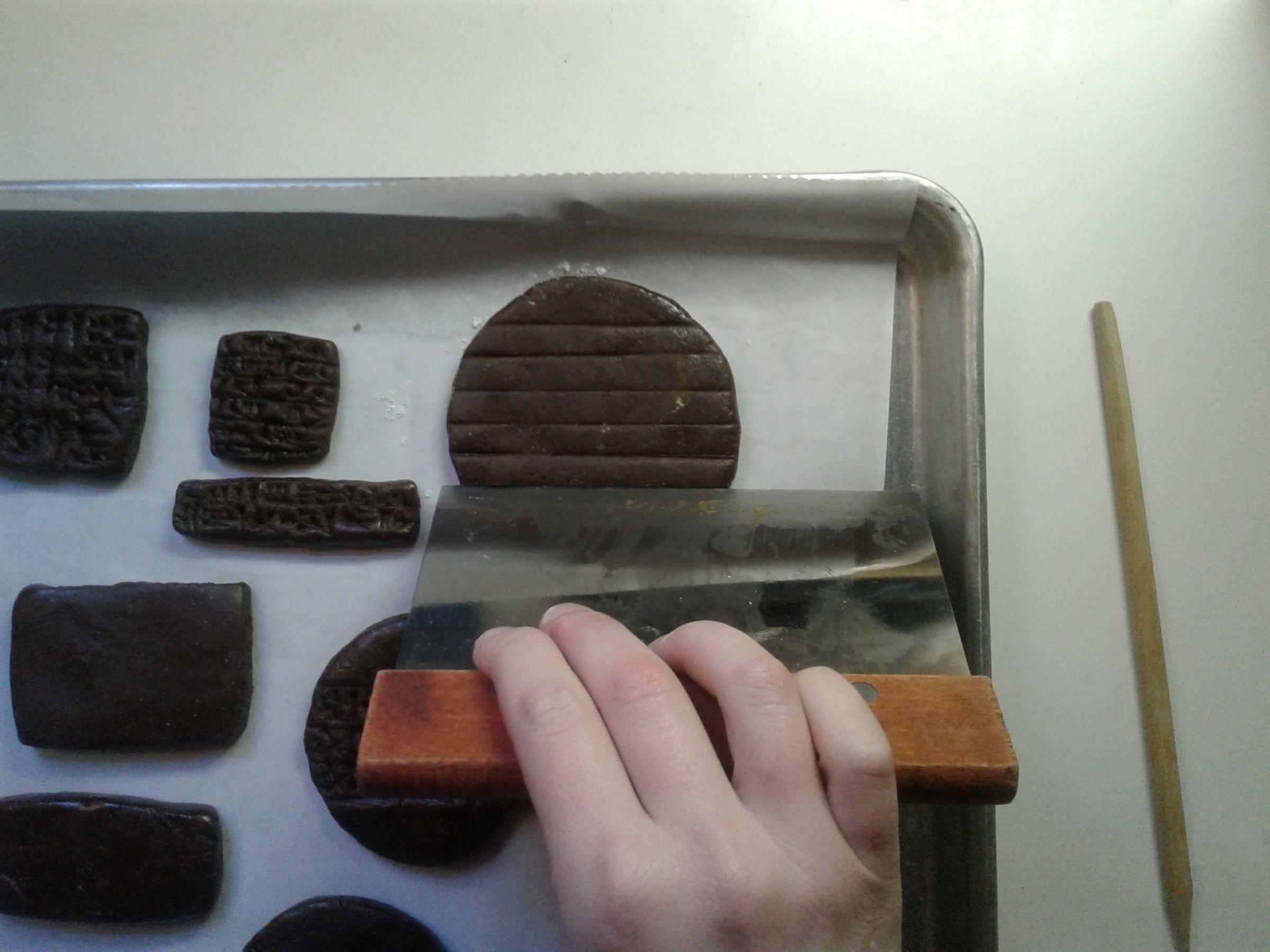 Cuneiform Clay Tablet Cookies : 7 Steps (with Pictures) - Instructables