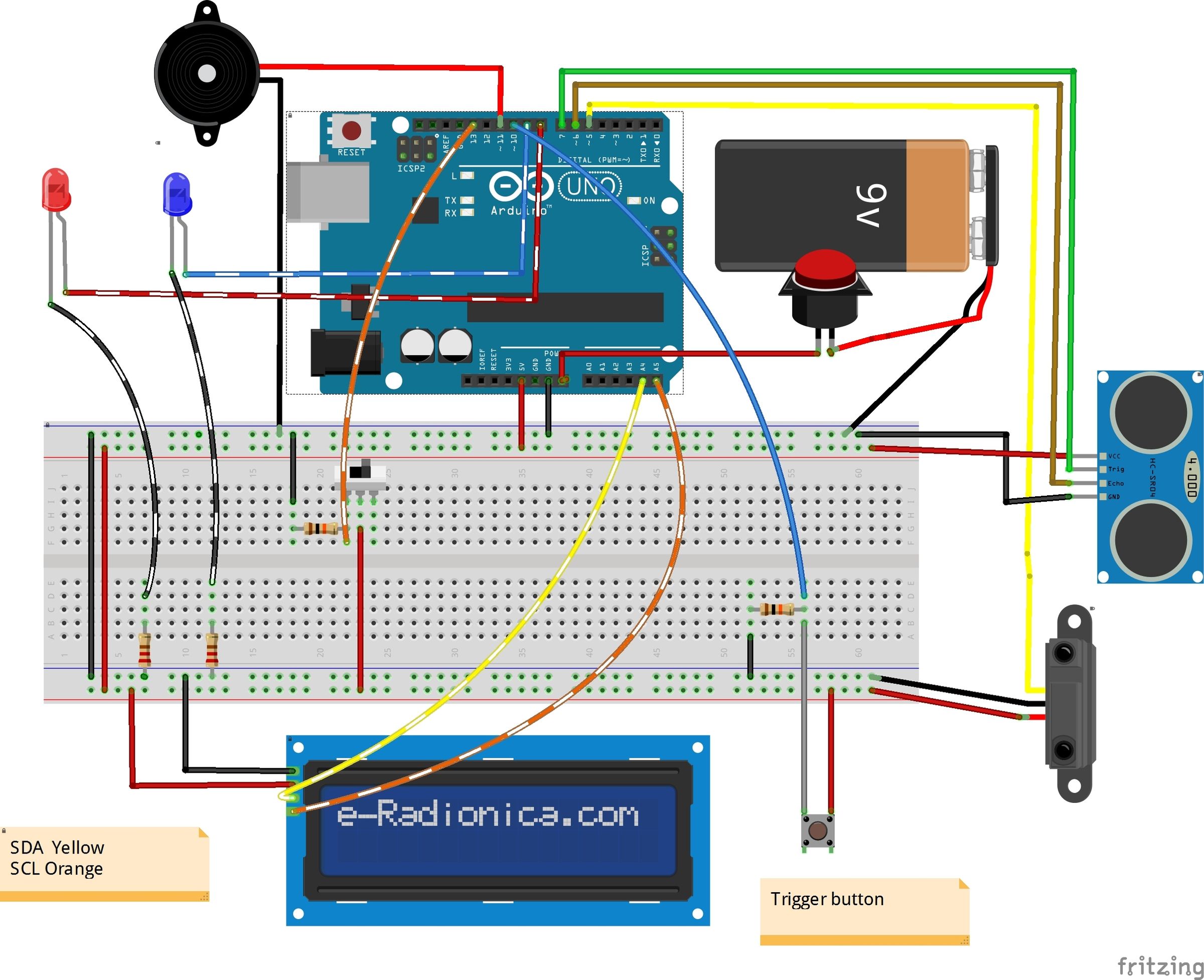 Arduino Cardboard Gun(RangeFinder &Tachometer) : 8 Steps - Instructables