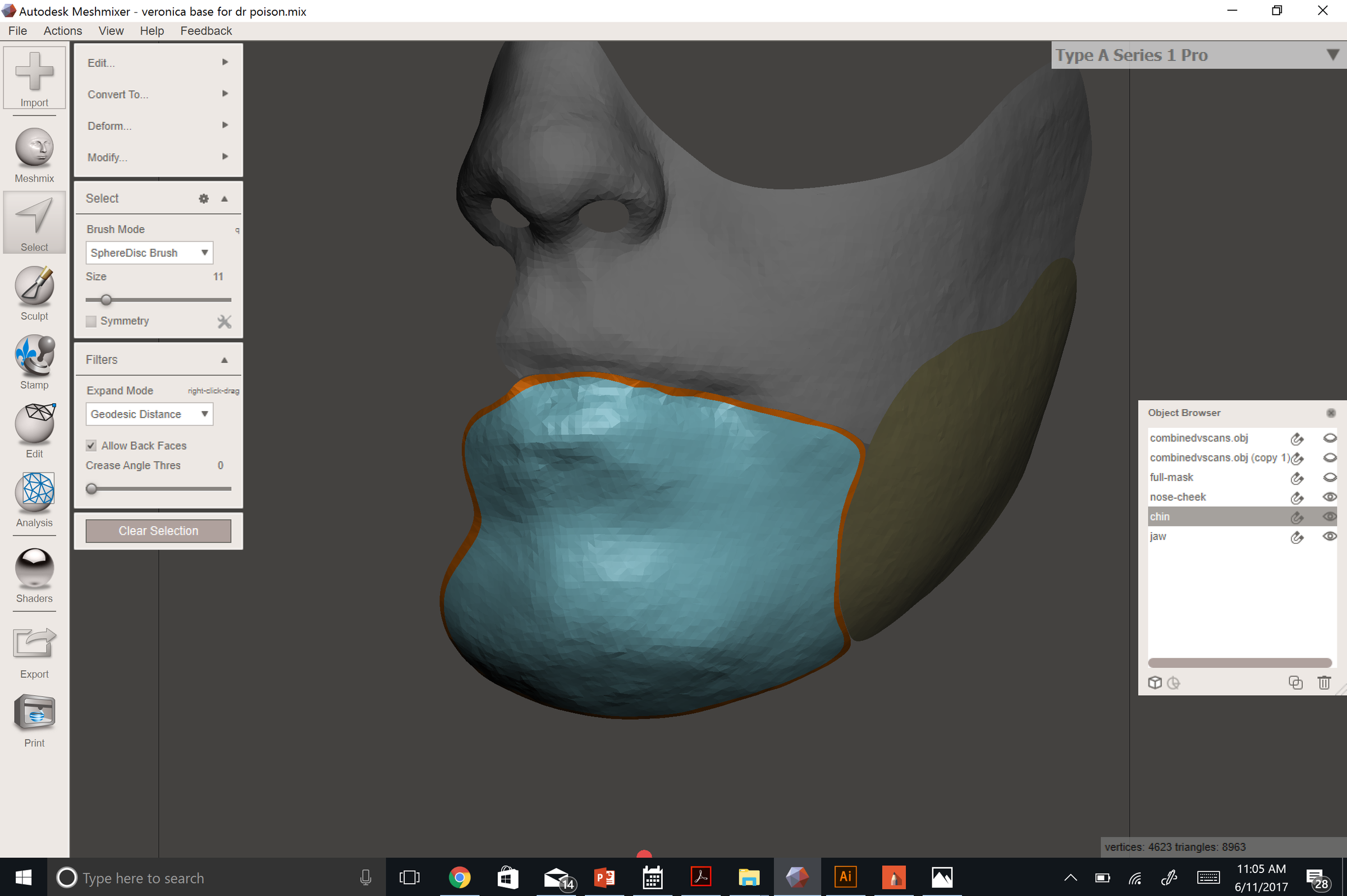 Dr. Poison Mask From 3D Scan : 14 Steps (with Pictures) - Instructables