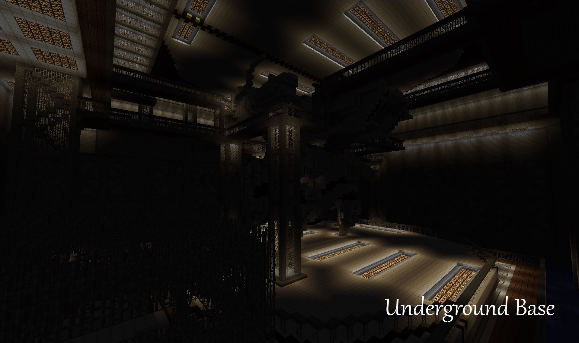 Minecraft Underground Base Map