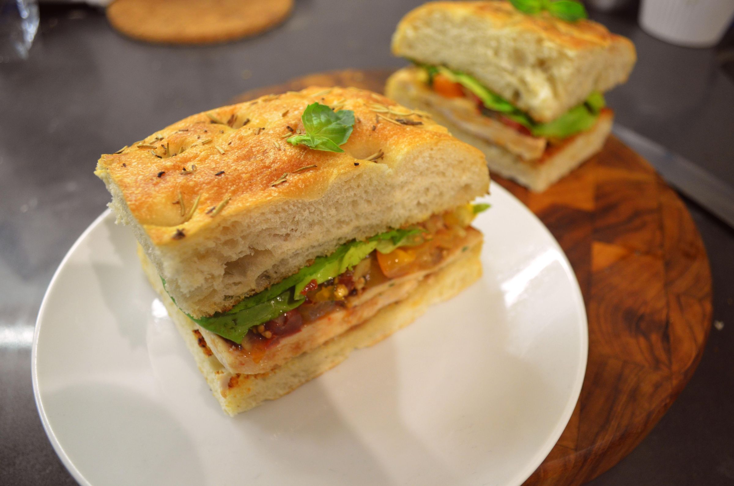 Sandwich: Chicken & Bruschetta on Focaccia : 5 Steps (with Pictures ...